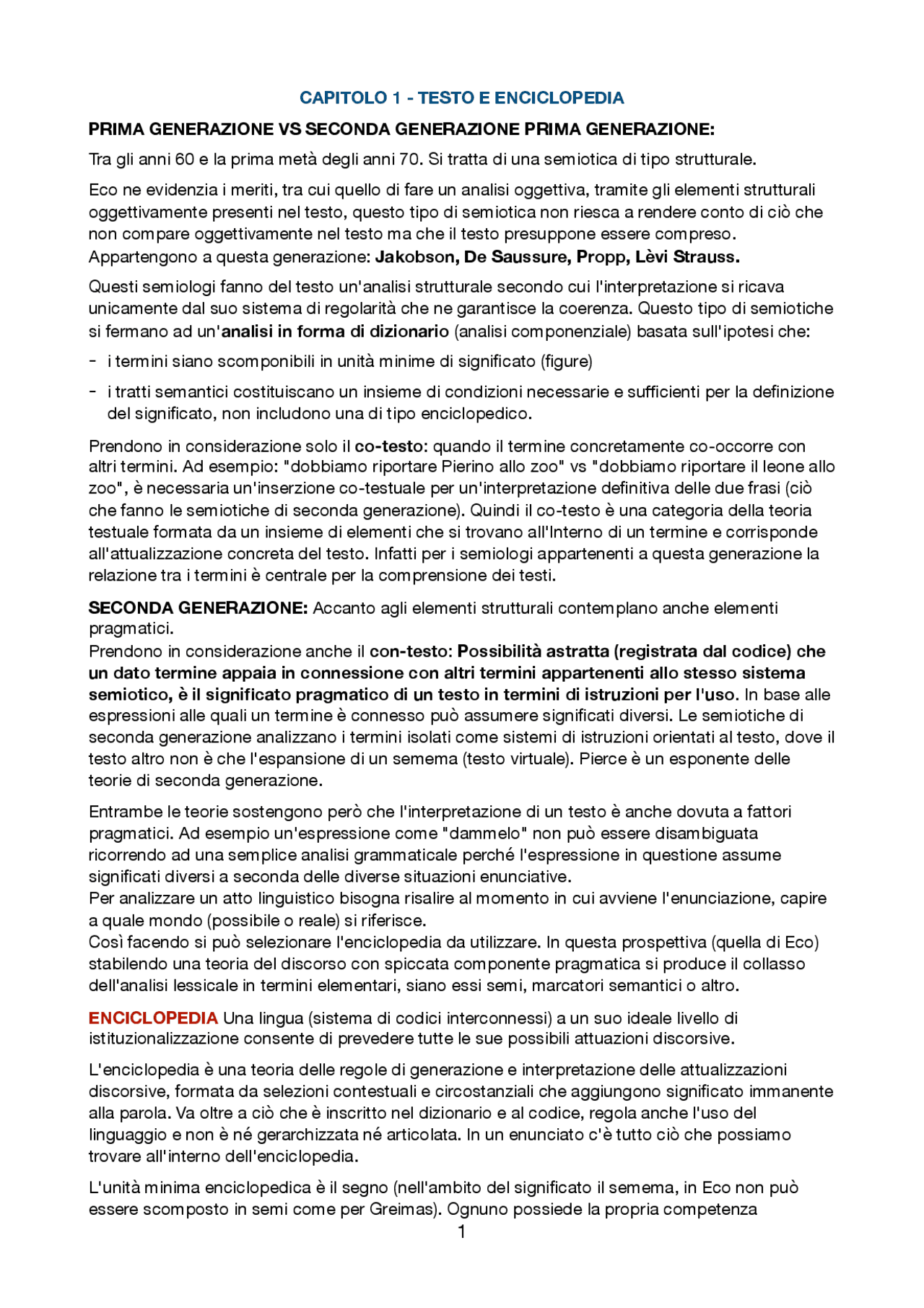 Lector In Fabula Riassunto Sbobinature Di Semiotica Docsity