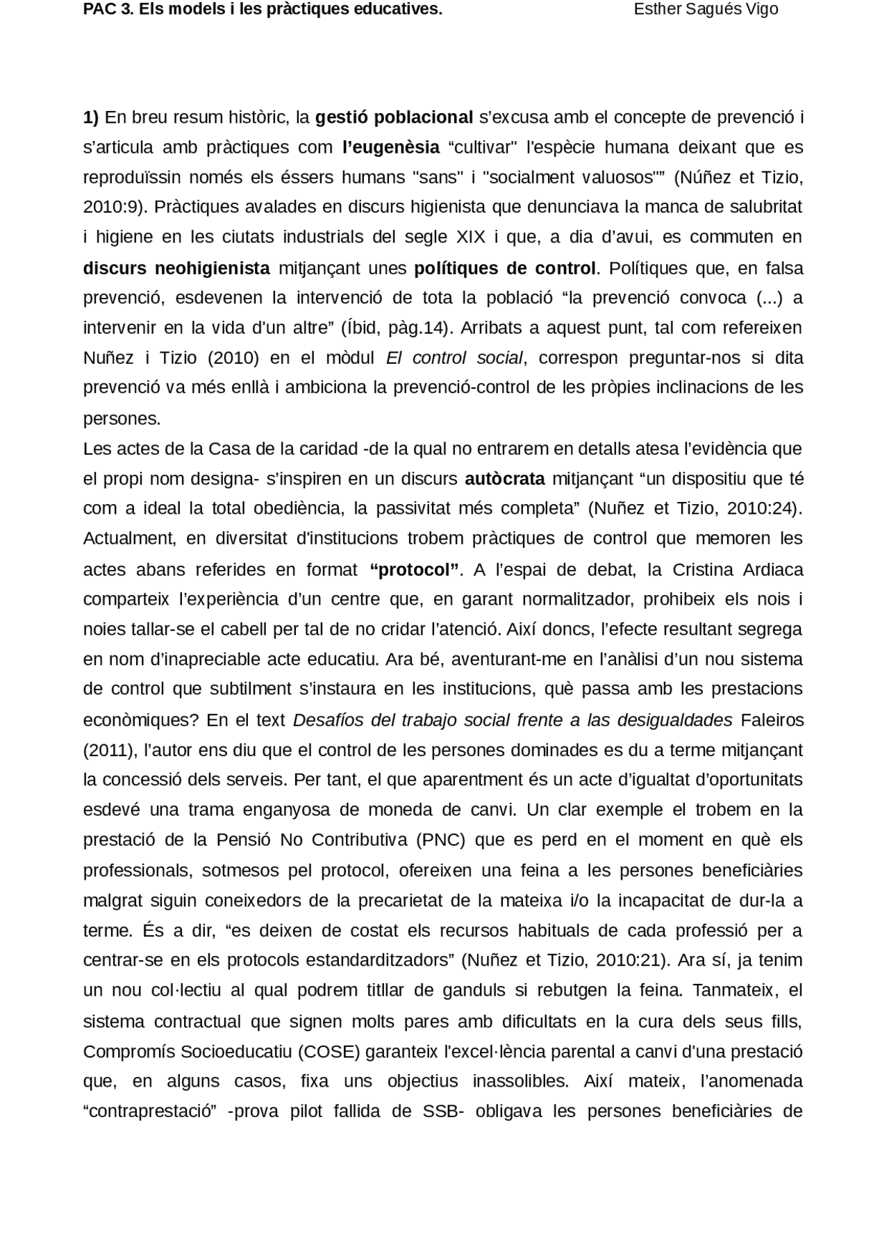 Models DacciÓ Socioeducativa Pac 3 Docsity