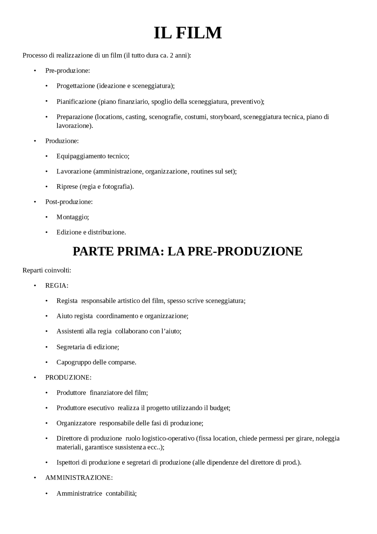 Il Film Schema Del Libro Docsity