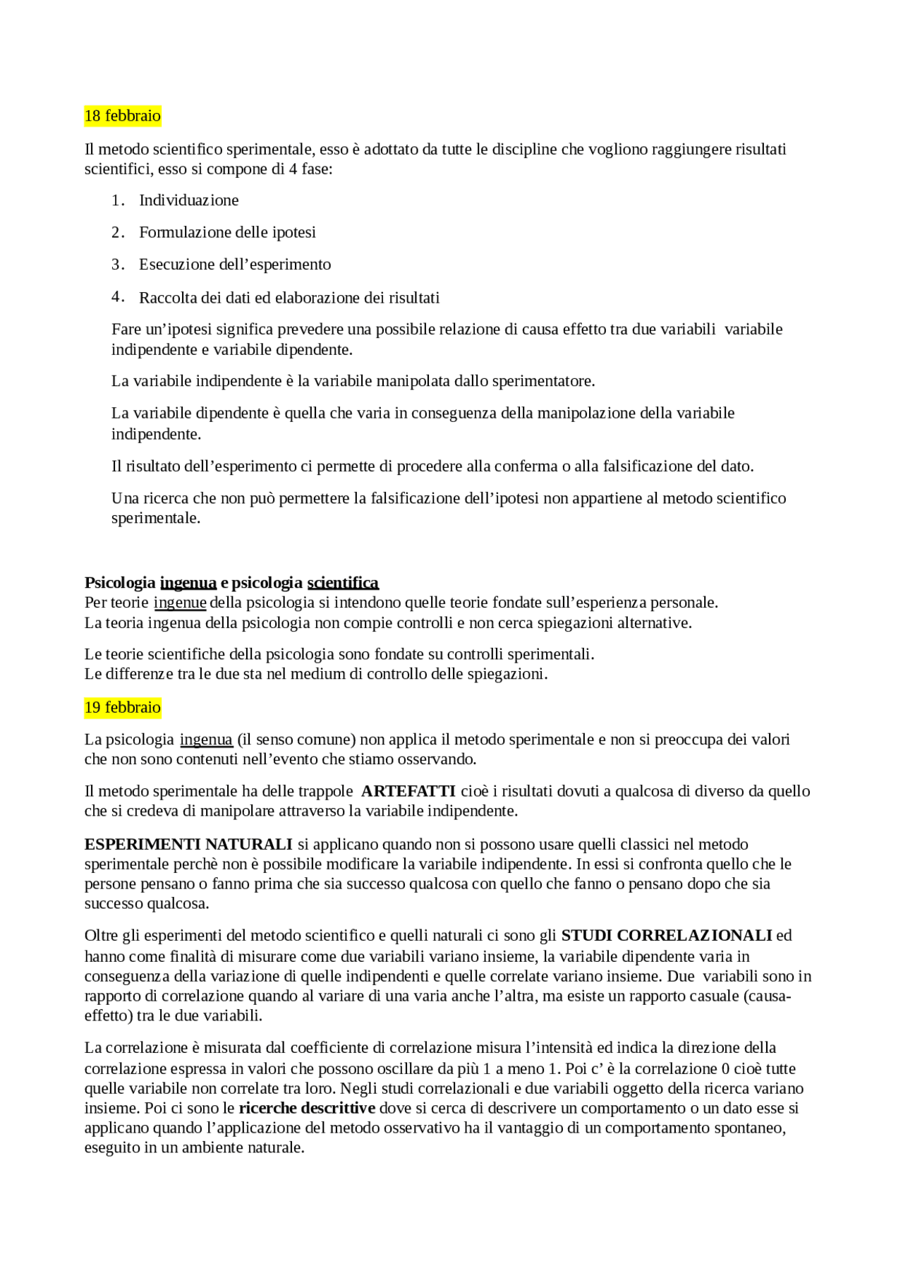 Appunti Lezione Roberto Nicoletti Docsity