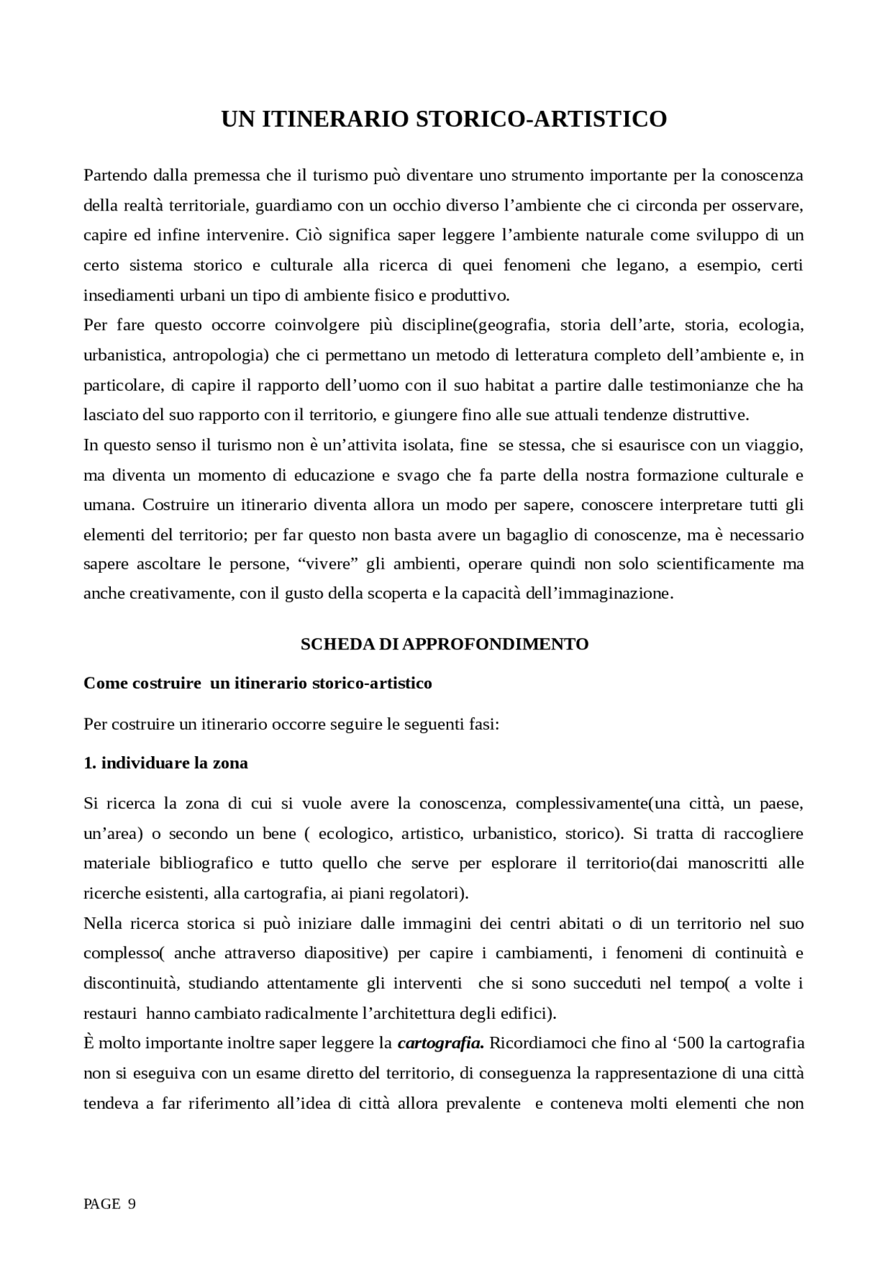 Il Marketing Turistico Docsity