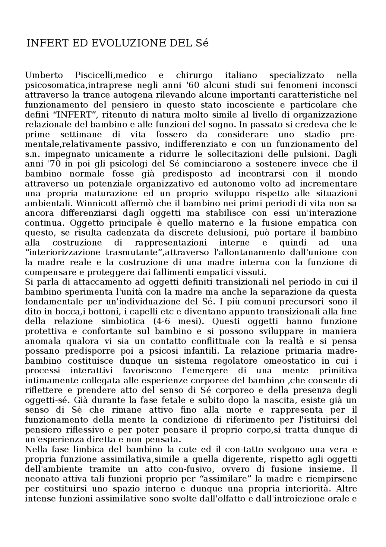 Psicosomatica Riassunto Comprensibile Docsity