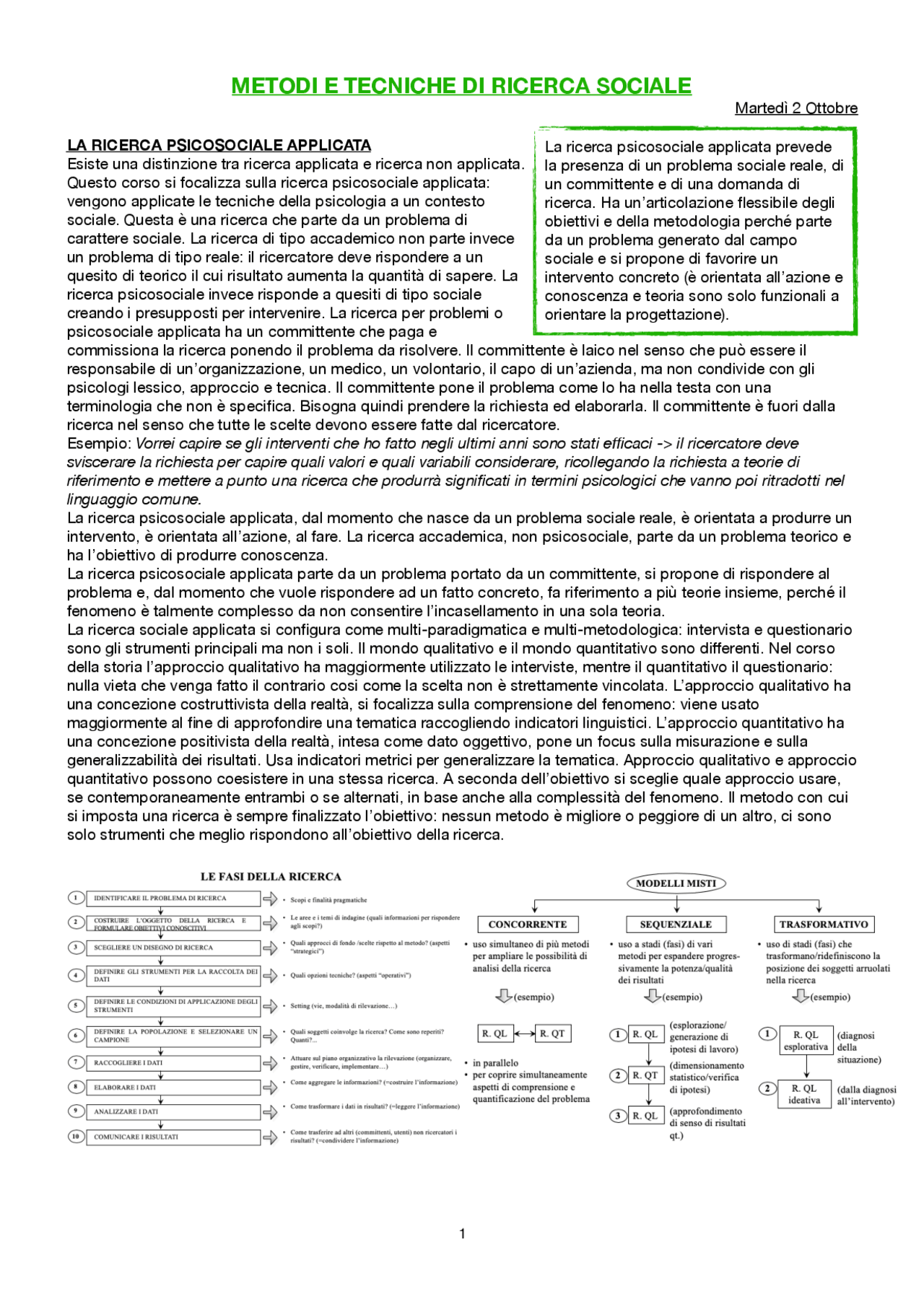 Appunti Metodi E Tecniche Dellintervista E Del Questionario Graffigna