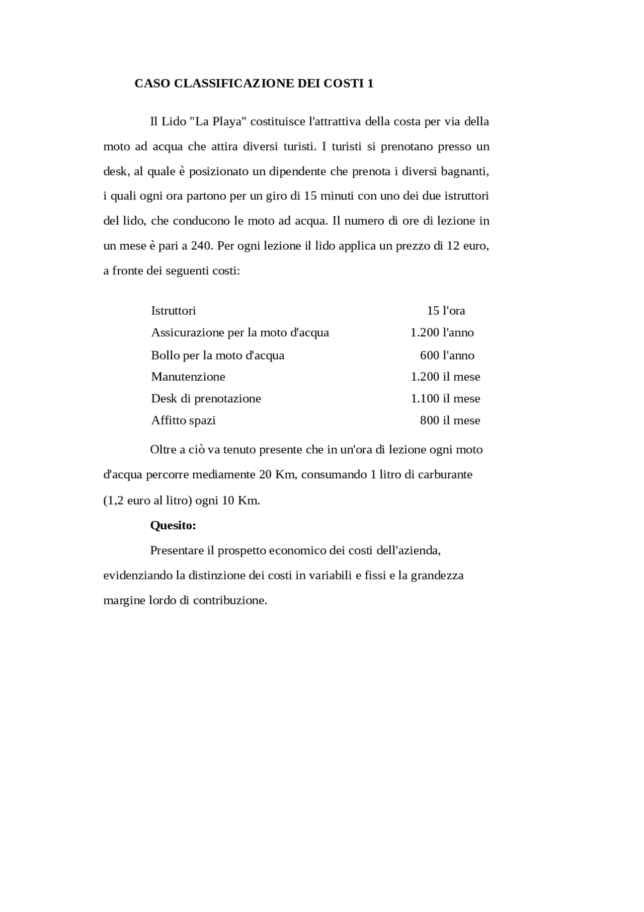 Analisi E Contabilita Dei Costi 8 Docsity
