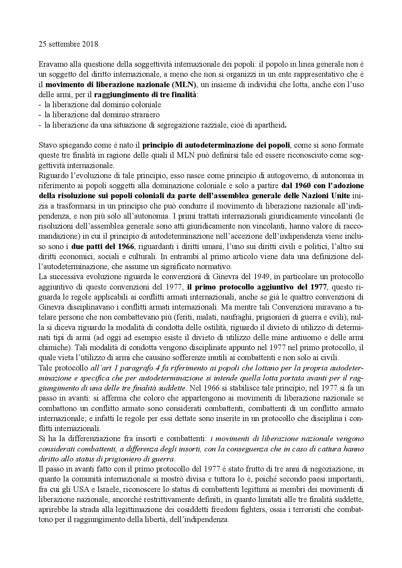 Appunti Diritto Internazionale Docsity