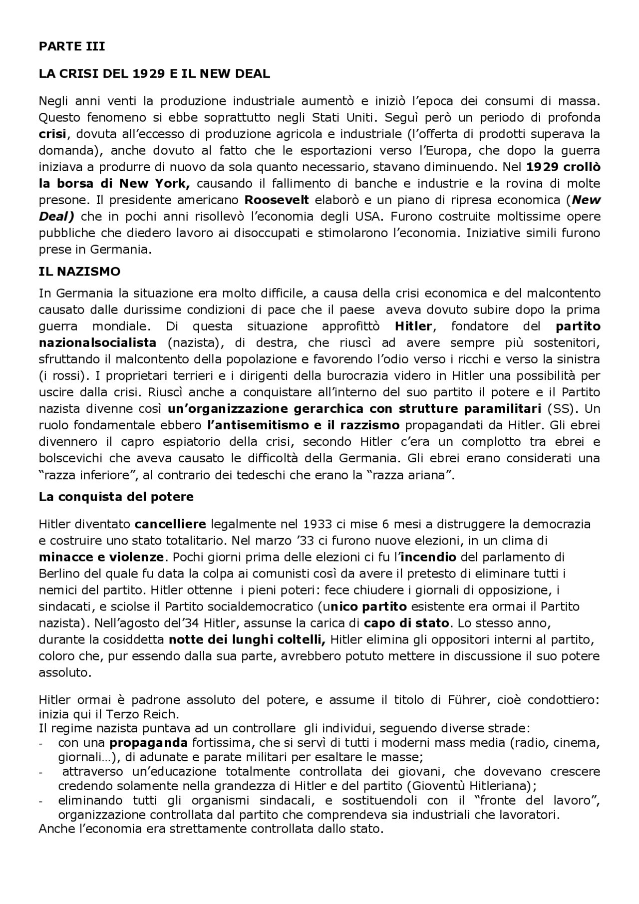 Riassunti Storia Contemporanea Docsity