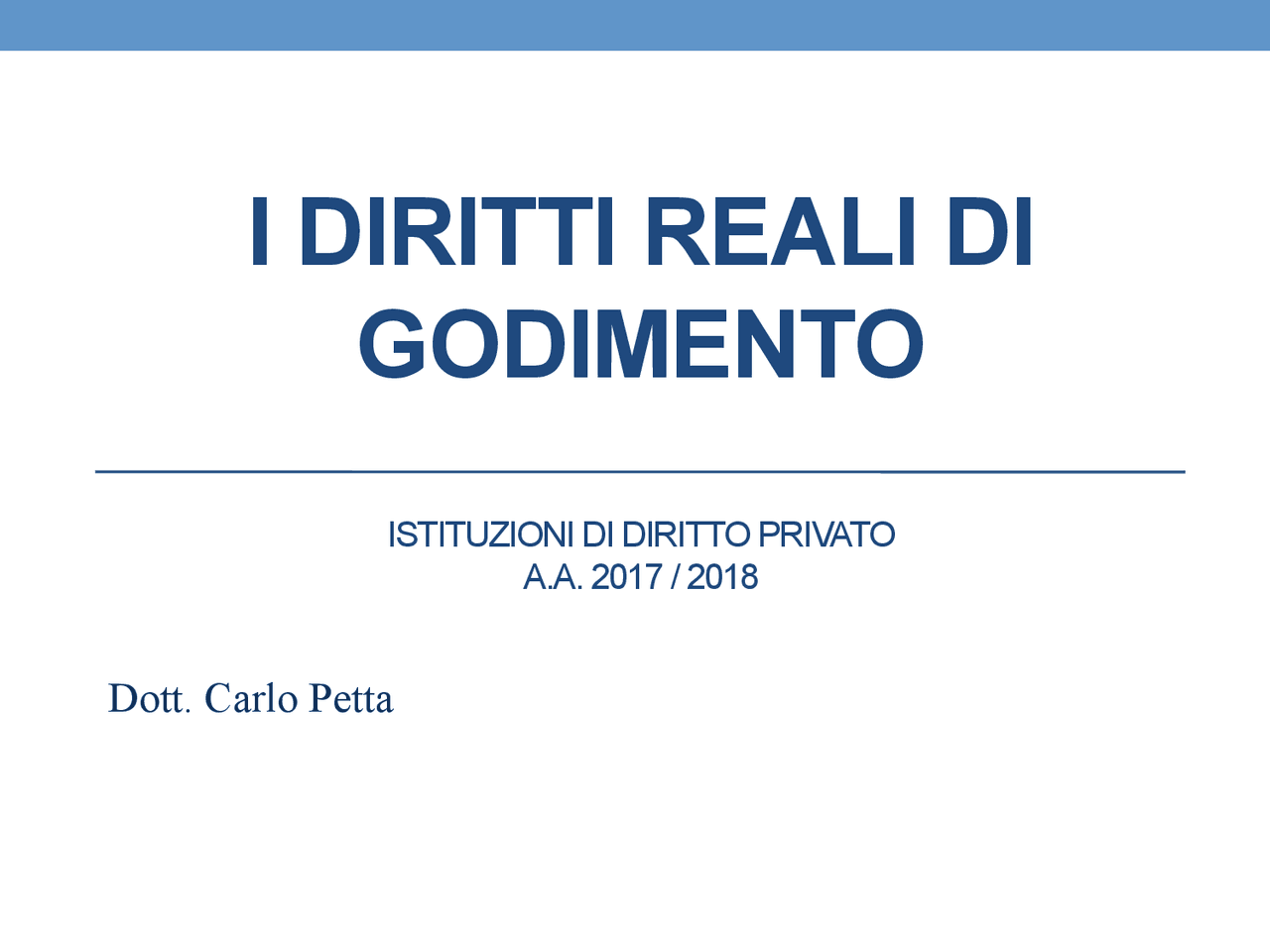 Cap Xviii I Diritti Reali Di Godimento Docsity