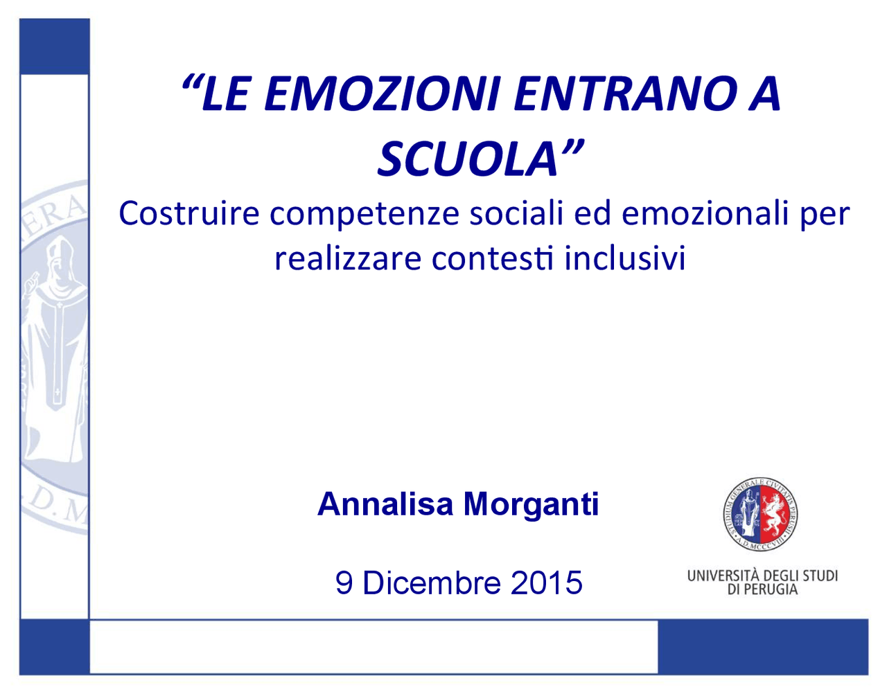 Le Emozioni Entrano A Scuola Docsity