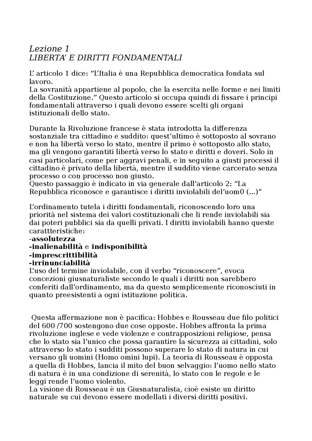 Istituzione Di Diritto Pubblico Docsity