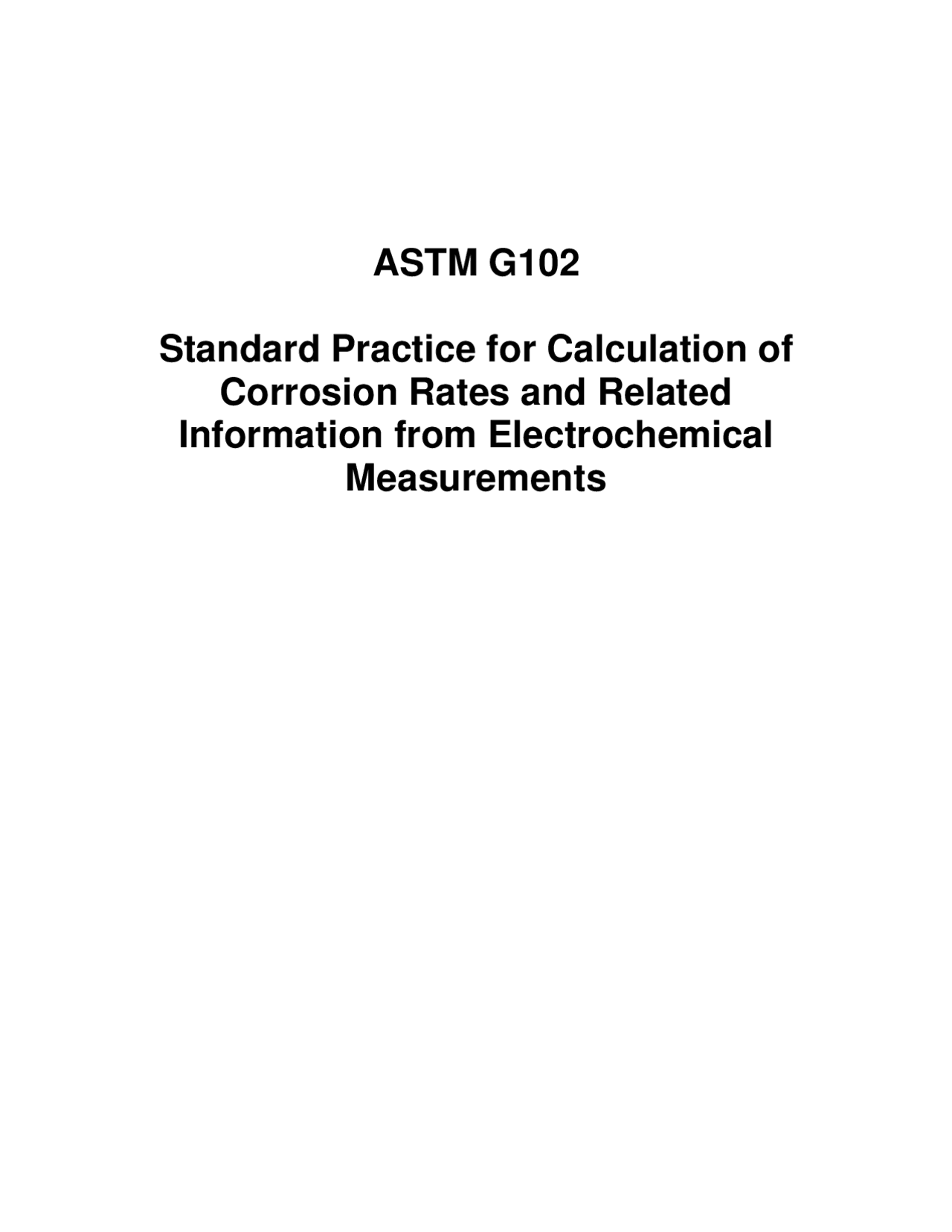 Norma astm corrosion - Docsity