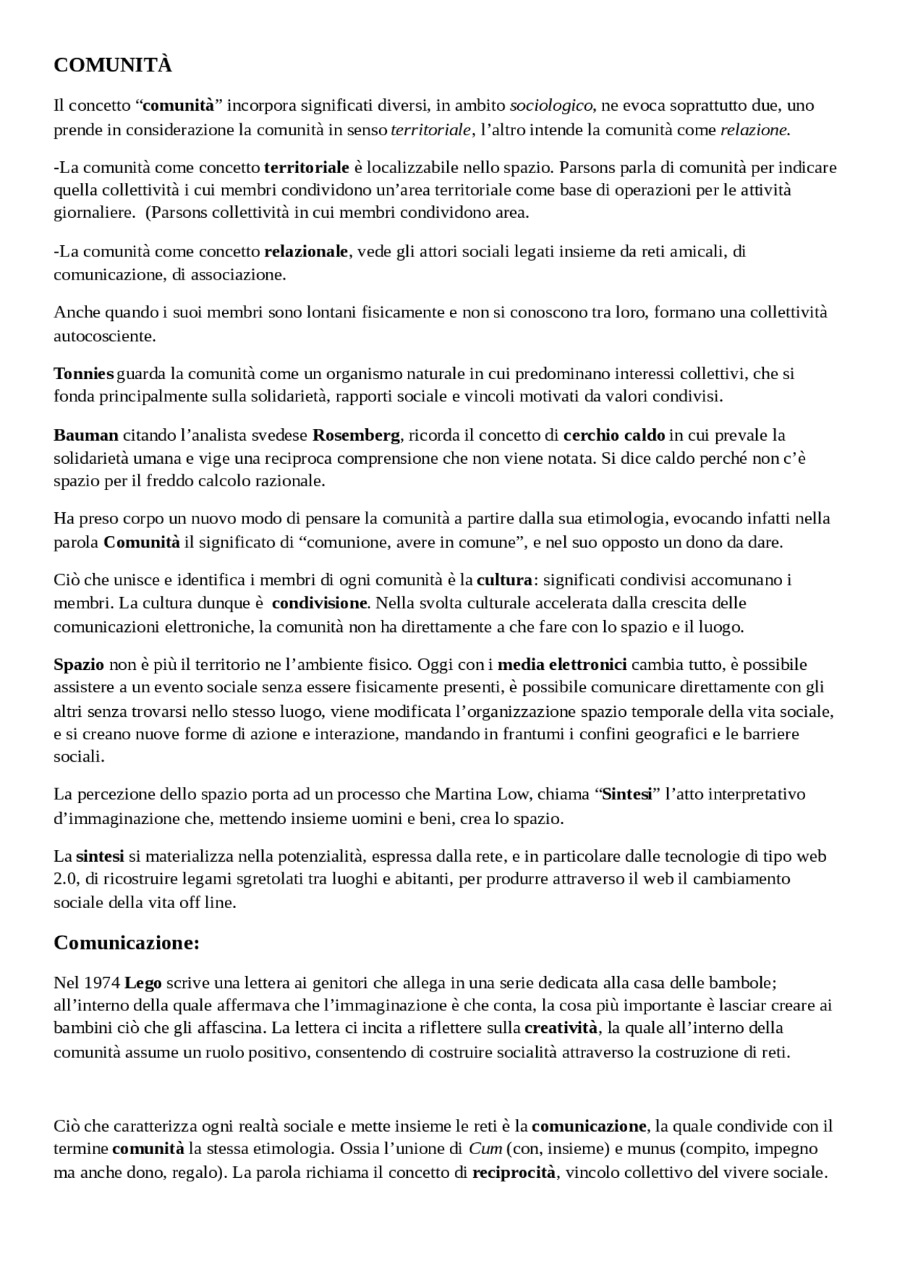 Riassunto Del Libro Ri Mediare I Luoghi Docsity