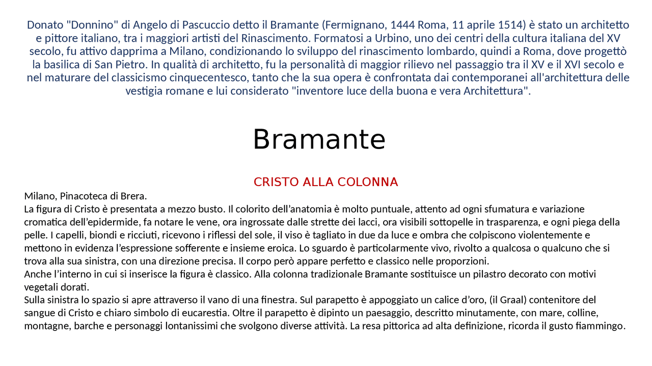 bramante e leonardo vite e opere | Appunti di Arte e territorio | Docsity