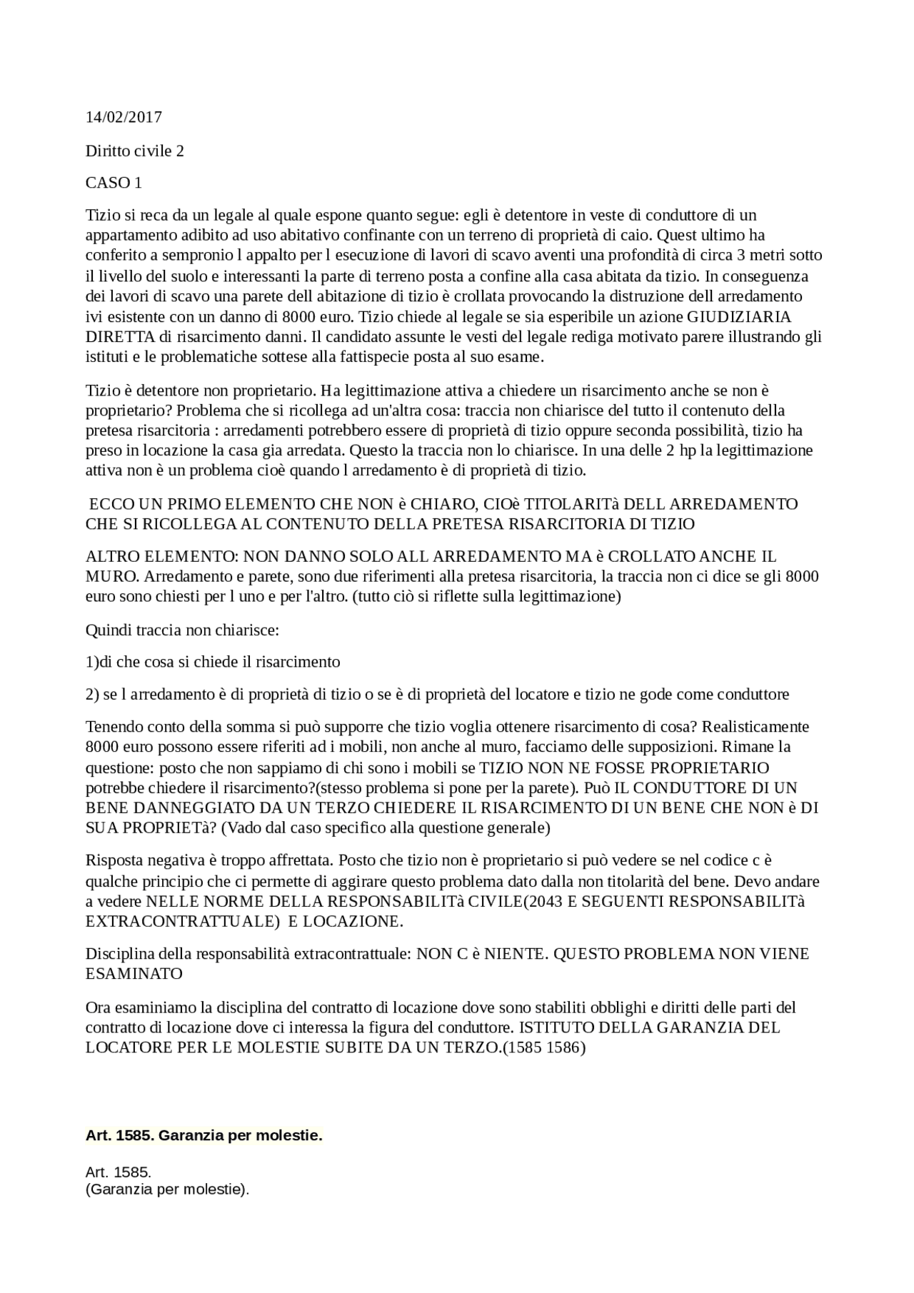 Appunti Diritto Civile 2 Appunti Di Diritto Civile Docsity