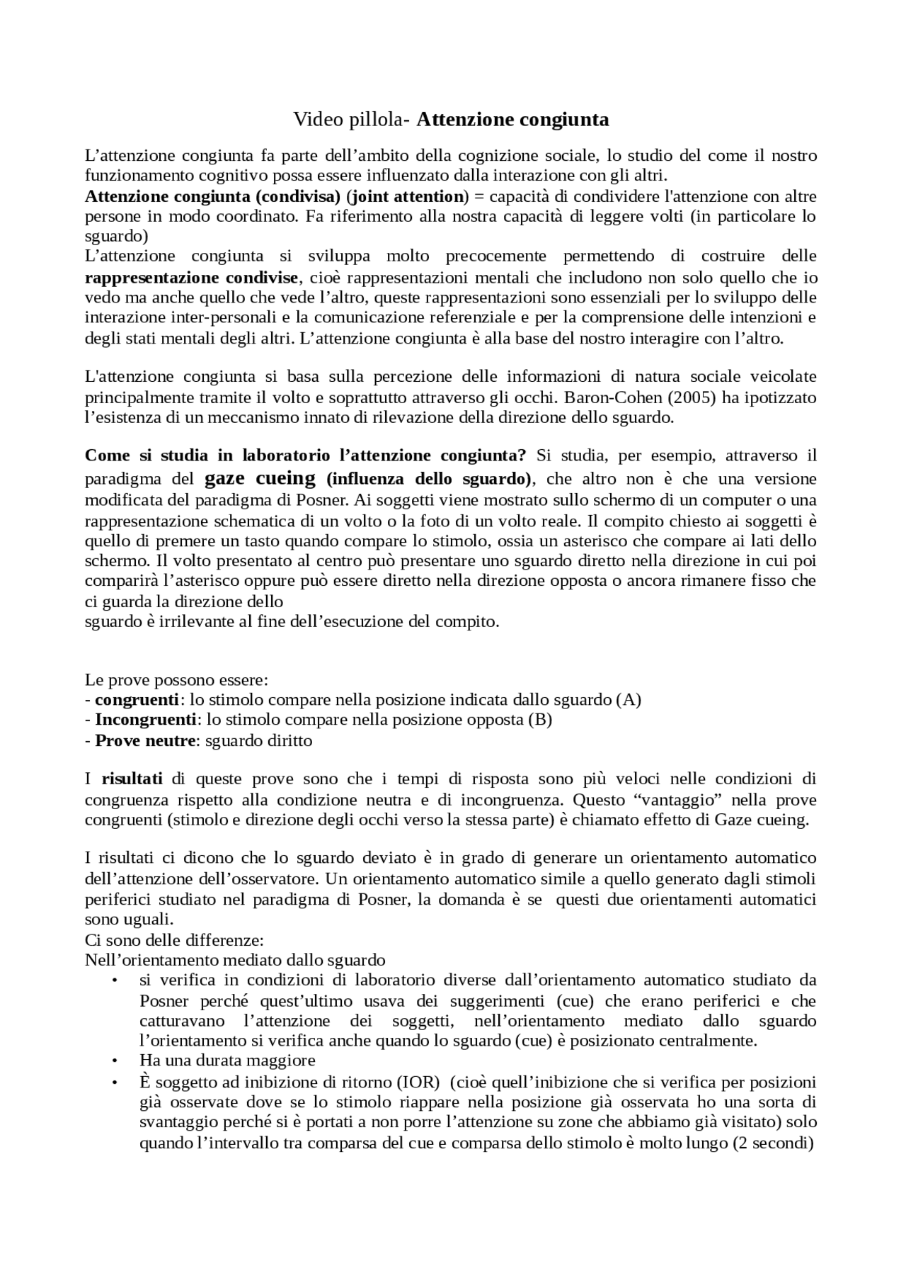 La Cognizione Sociale Docsity