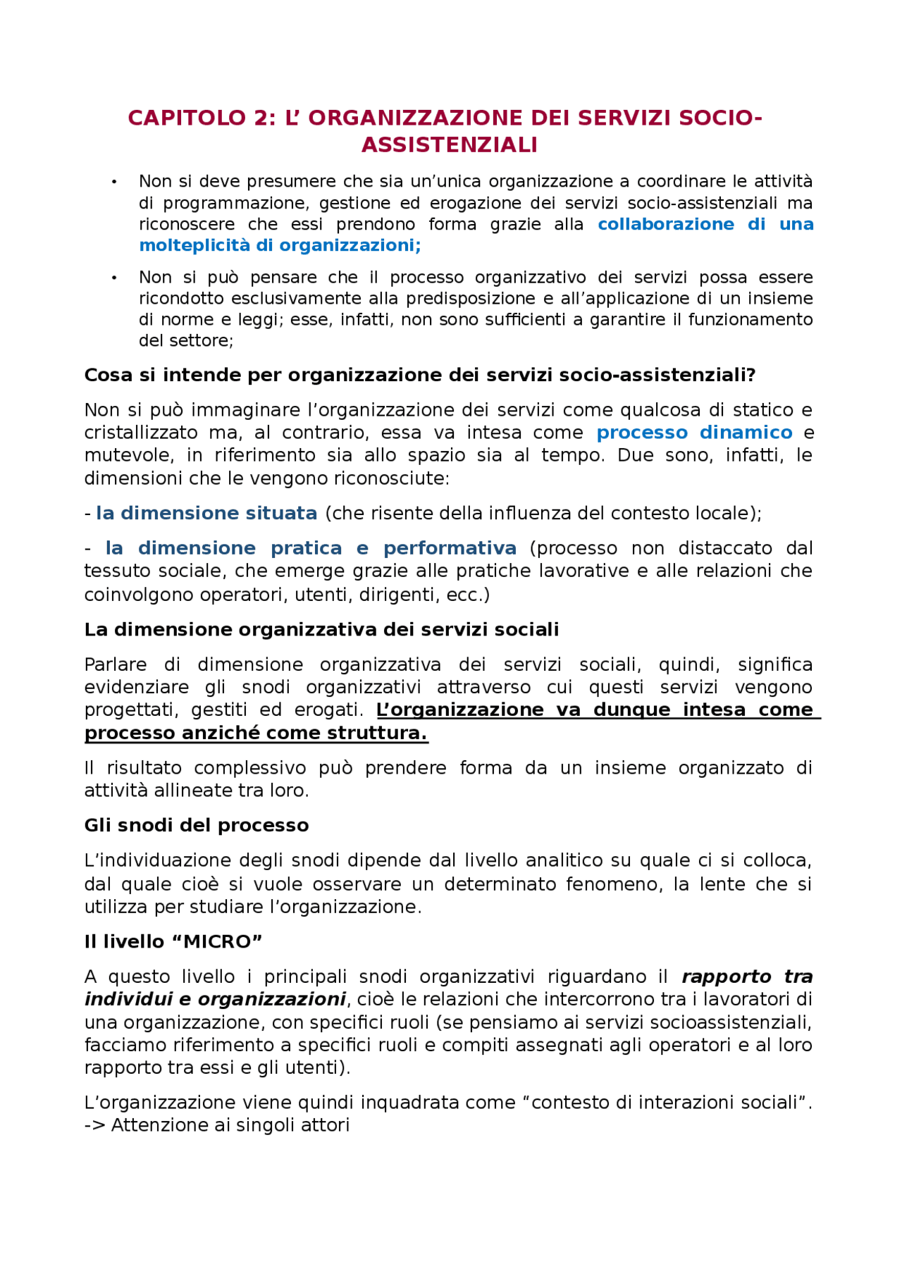 Modelli Del Servizio Sociale Docsity