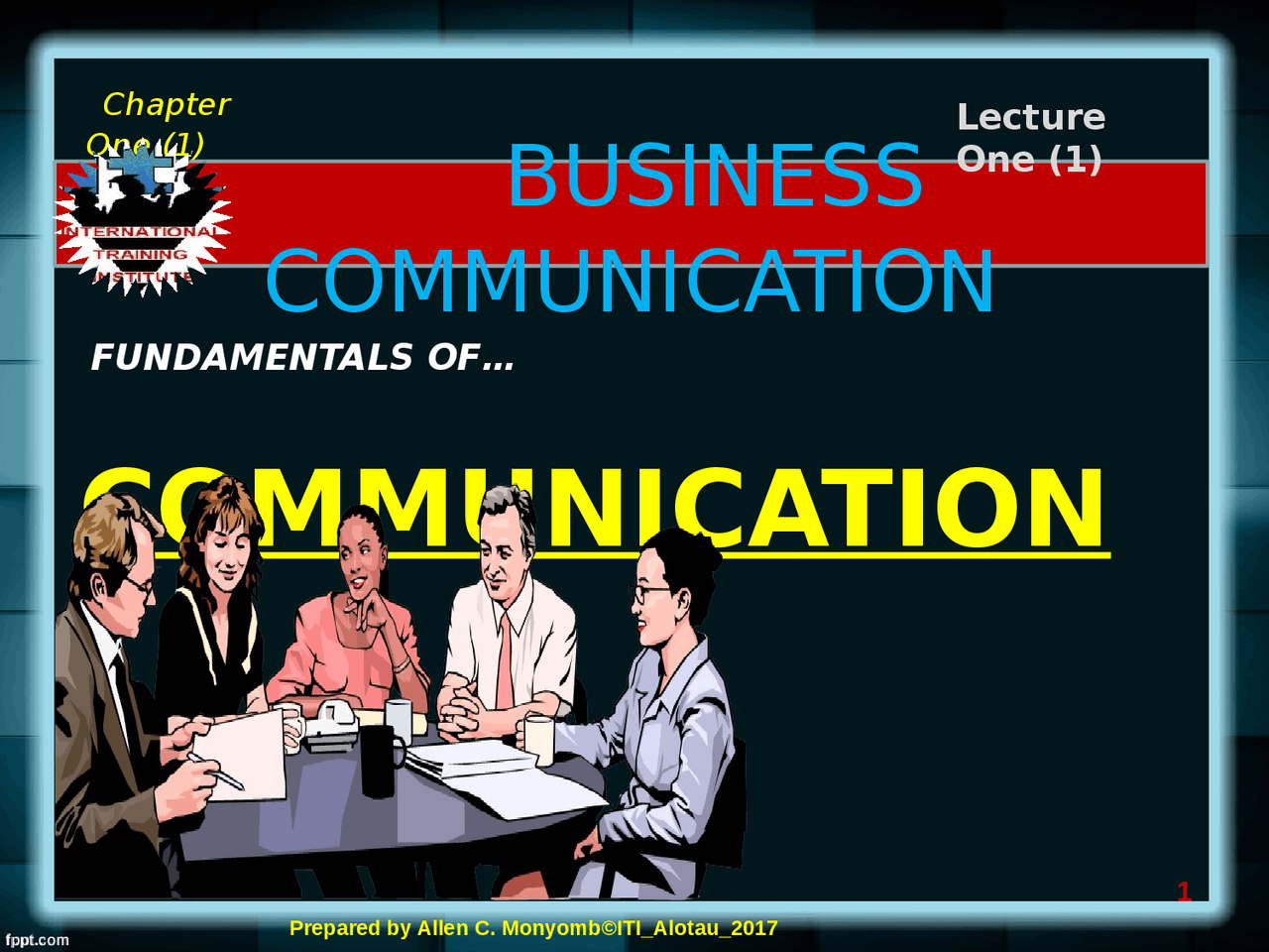 Fundamentals of Business Communication - Docsity
