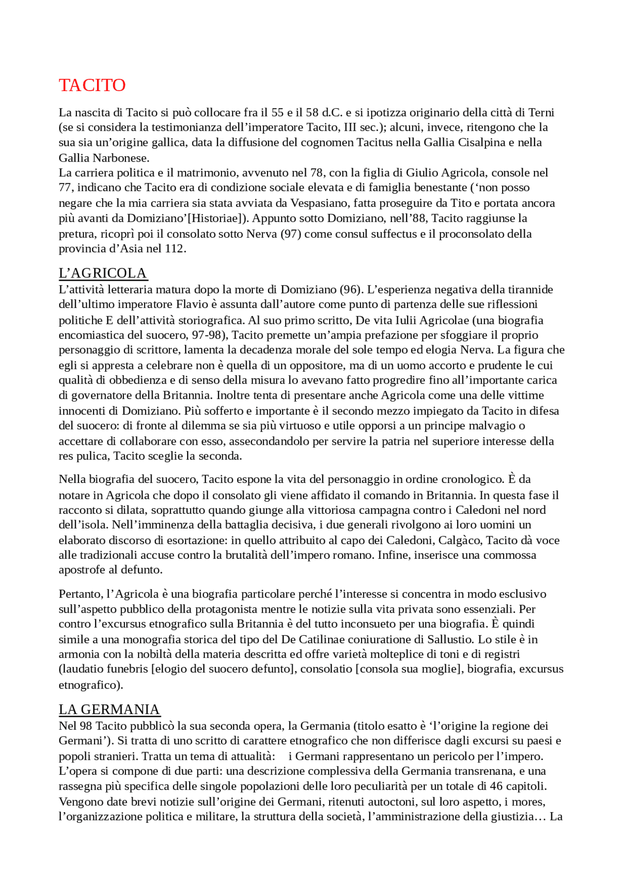 Appunti Riassunti Di Vita Principali Opere E Scritti Rilevanti Di