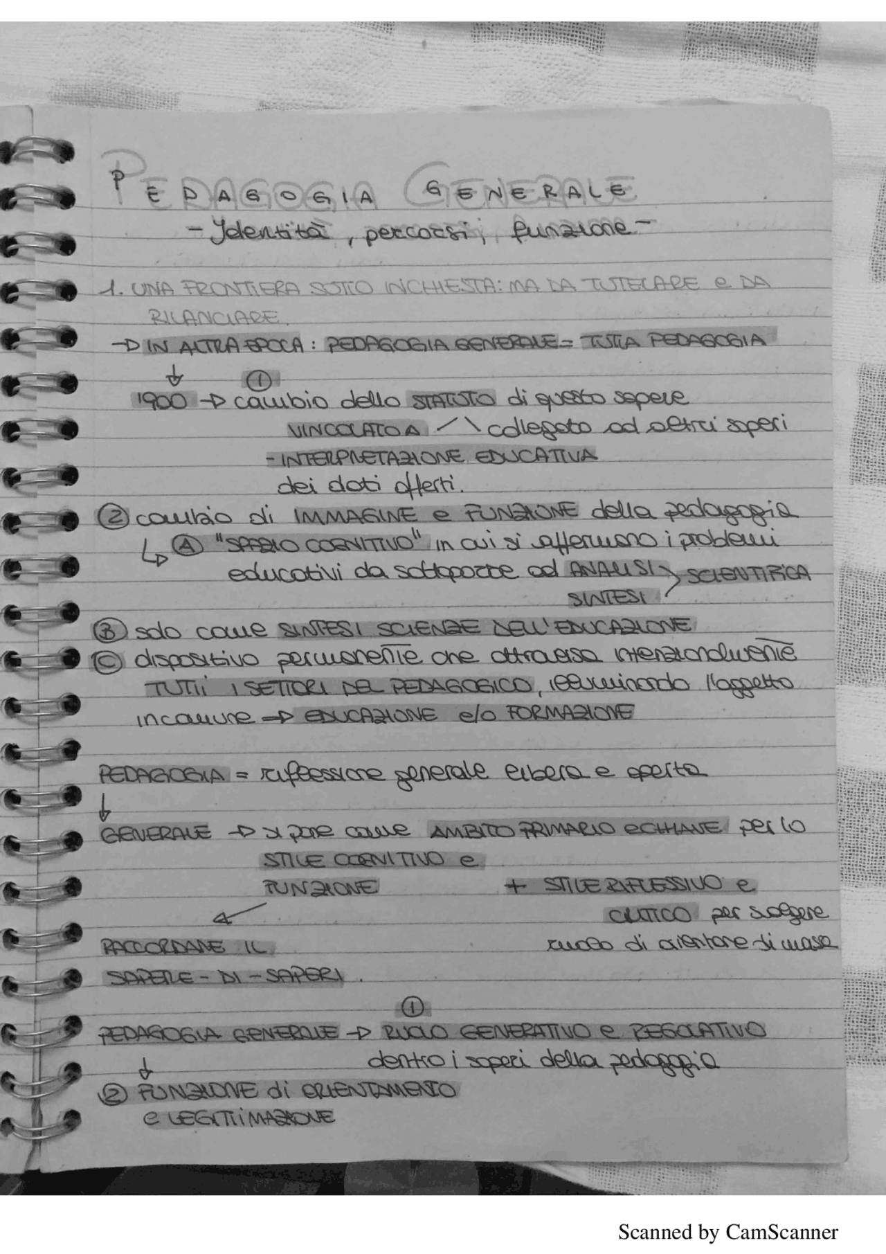 Riassunto Pedagogia Generale Franco Cambi Alessandro Mariani Docsity
