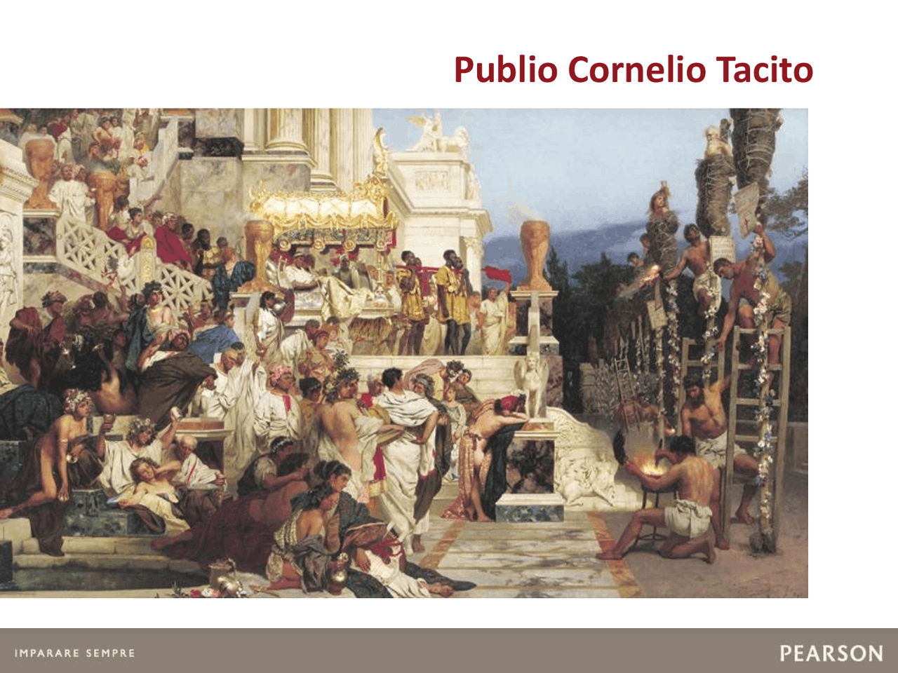 Lezione Su Publio Cornelio Tacito Docsity