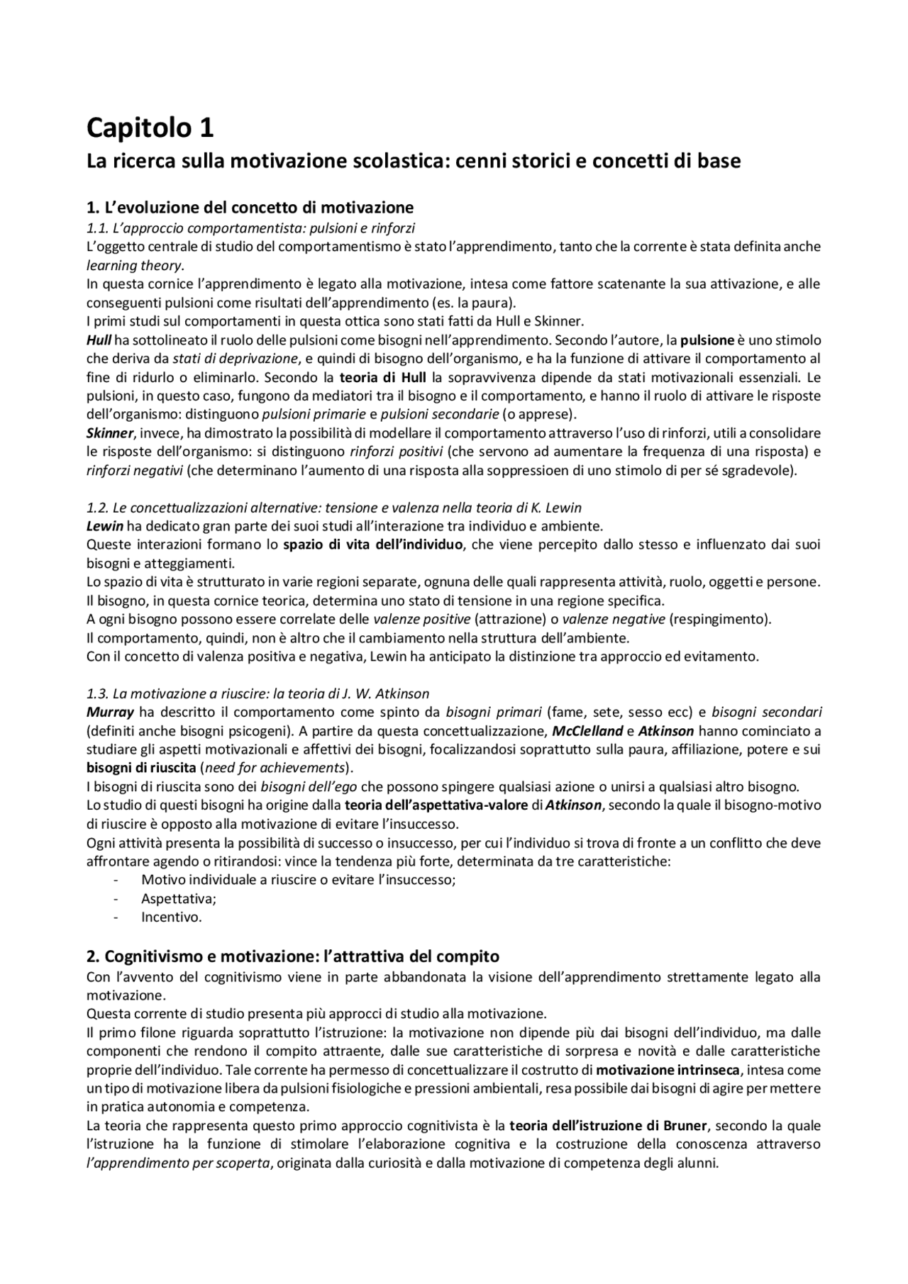 La Fatica E Il Piacere Di Imparare Boscolo Docsity
