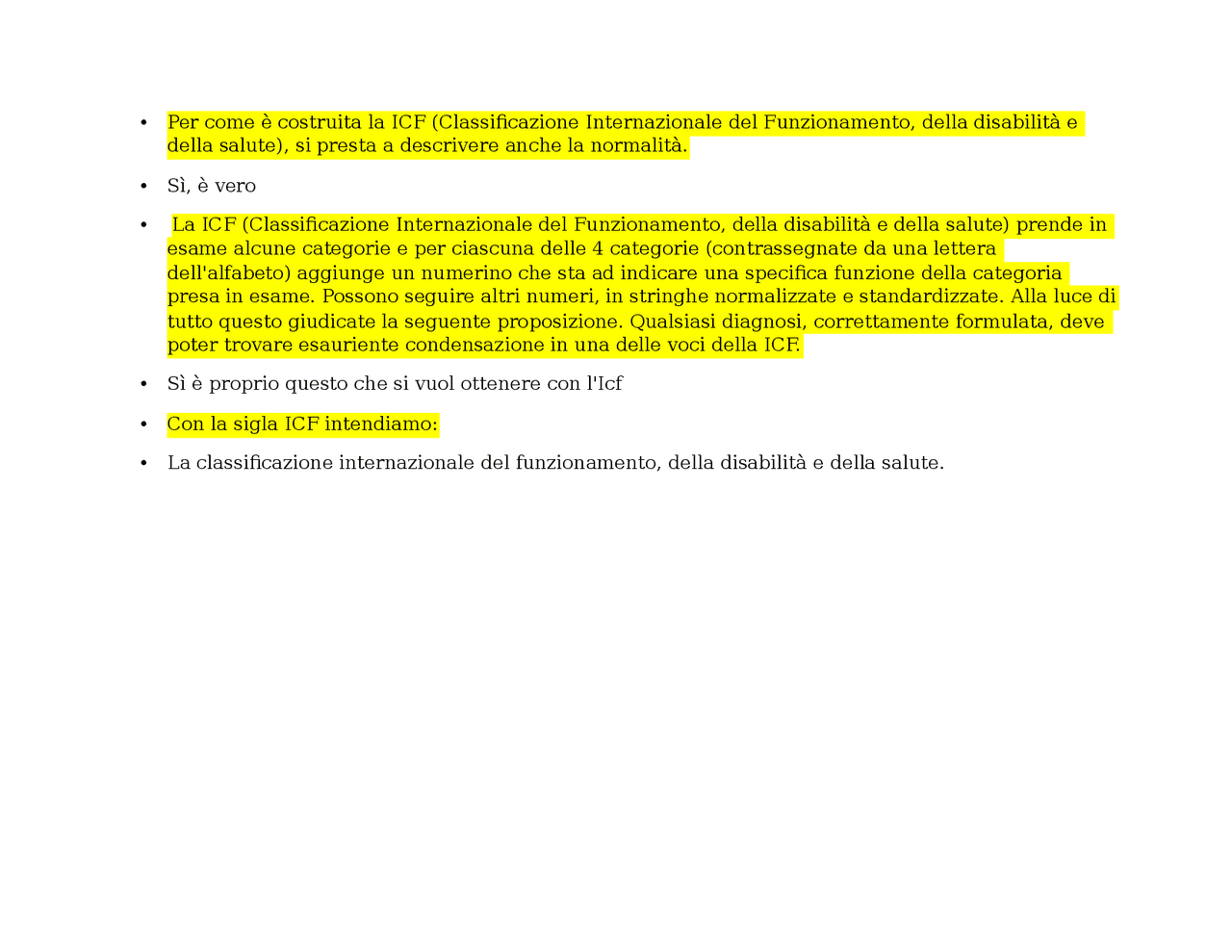 Risposte Test 24 Cfu Docsity