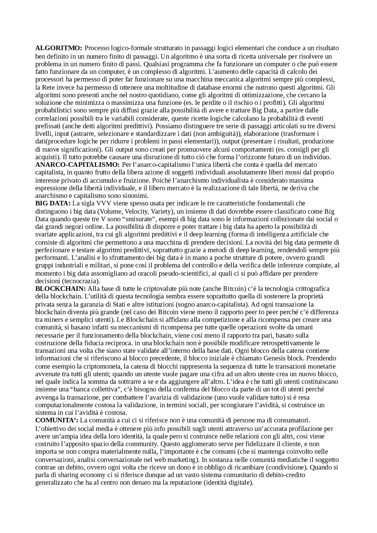 Tecnologie Del Dominio Docsity