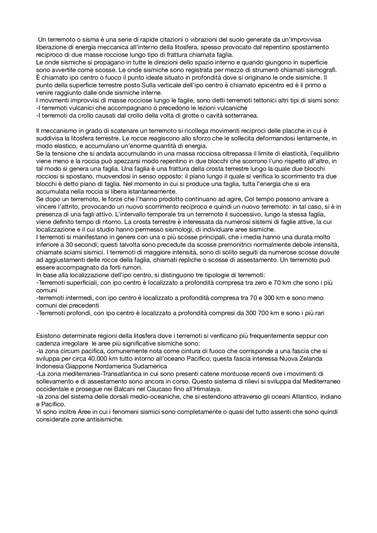 Scienze Della Terra Docsity