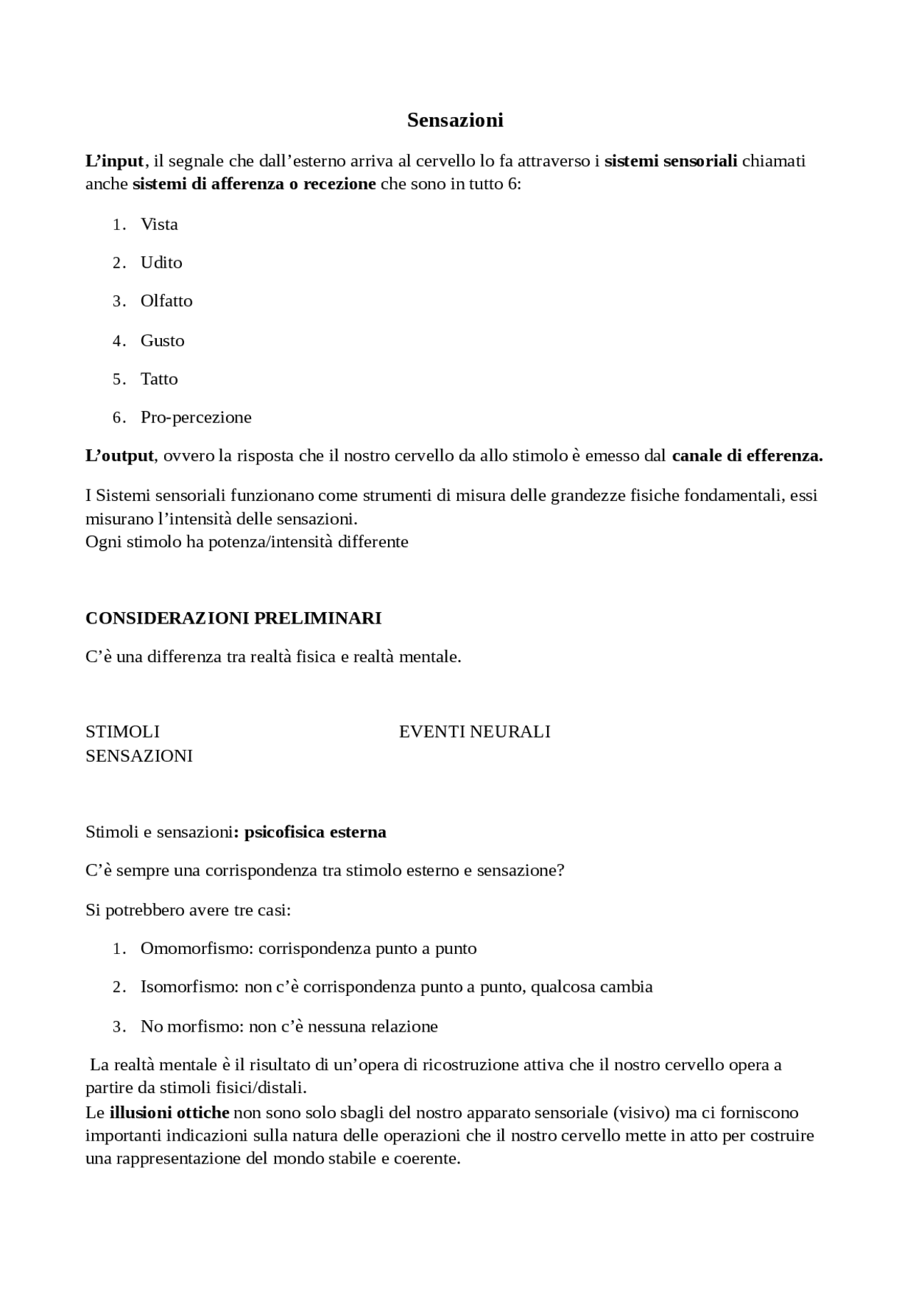 Manuale Di Psicologia Generale Girotto Zorzi Docsity