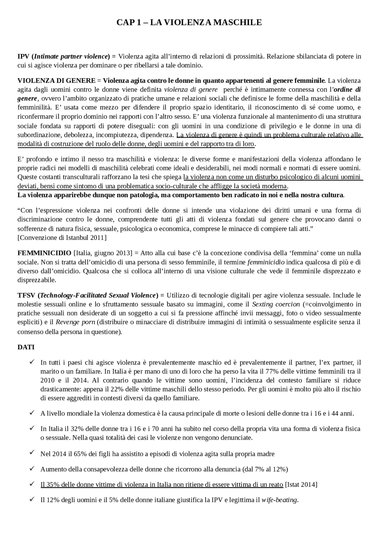 Relazioni Brutali Riassunto Docsity