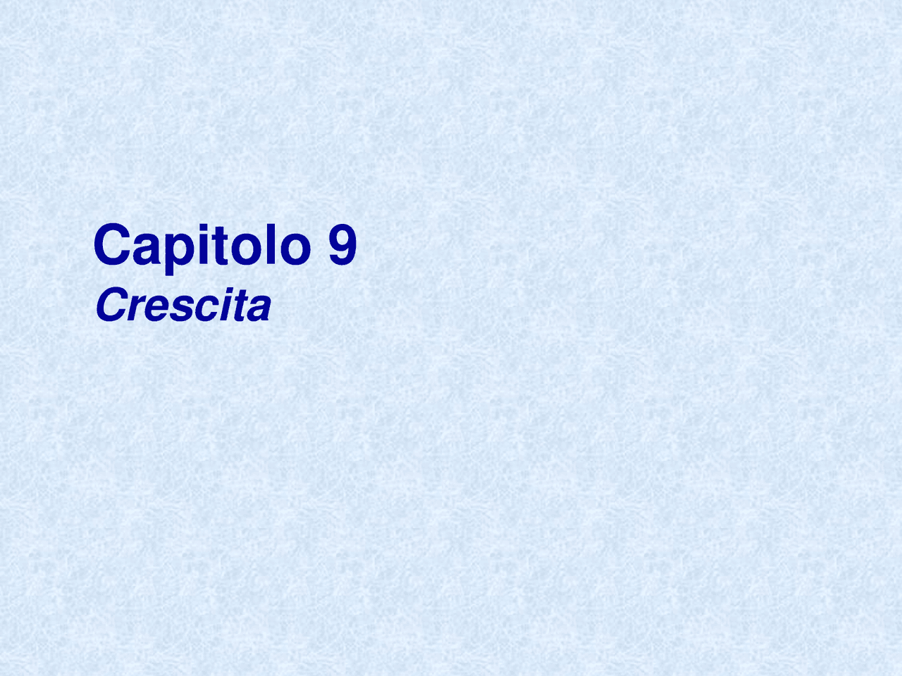 Slide Macroeconomia La Crescita Docsity