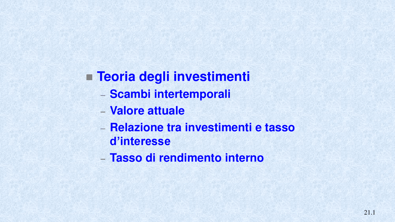 Slide Macroeconomia Docsity