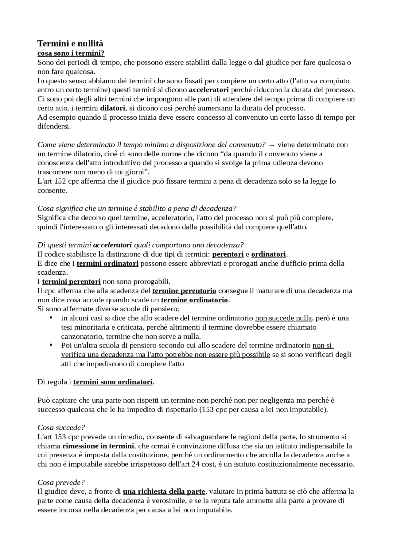 I Termini Tecniche Di Risoluzione Dei Conflitti Docsity