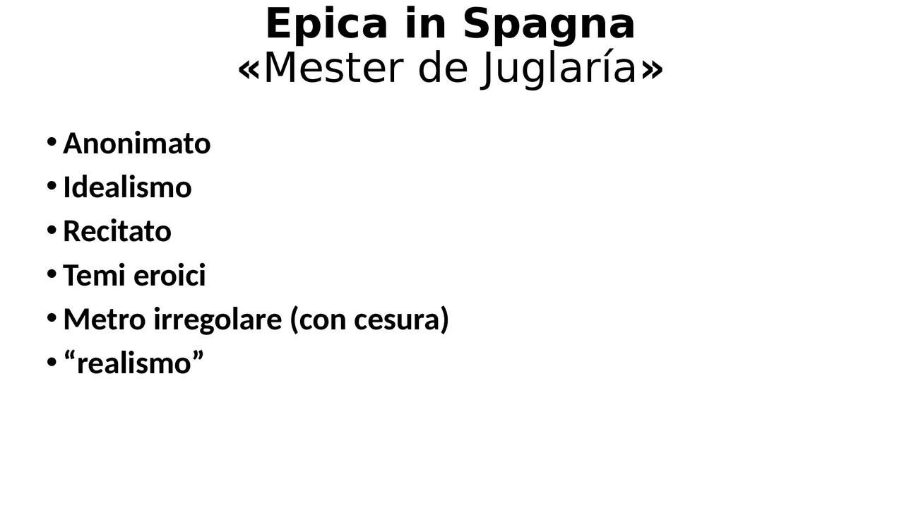 Letteratura Spagnola Ii°anno Docsity
