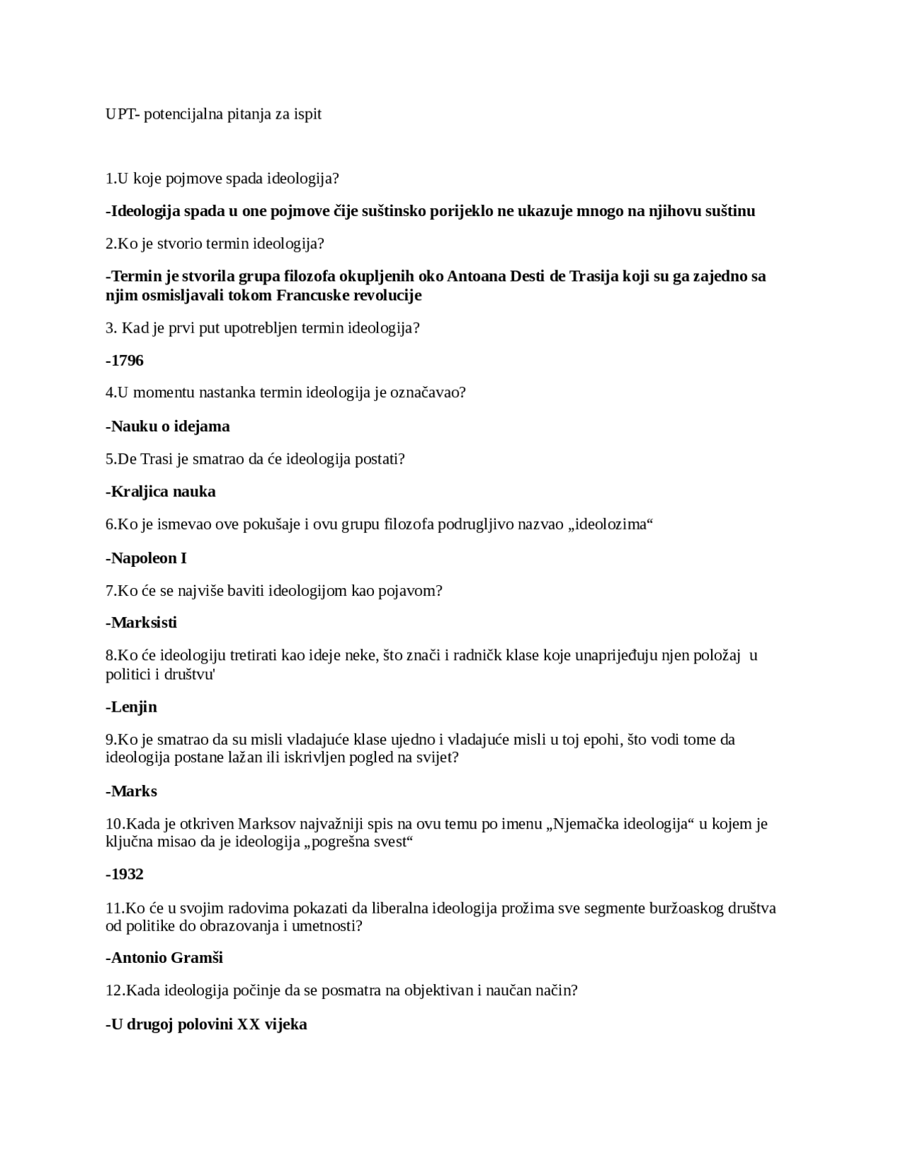 Skripta za Uvod u političku teoriju | Rezime' predlog Politička teorija | Docsity