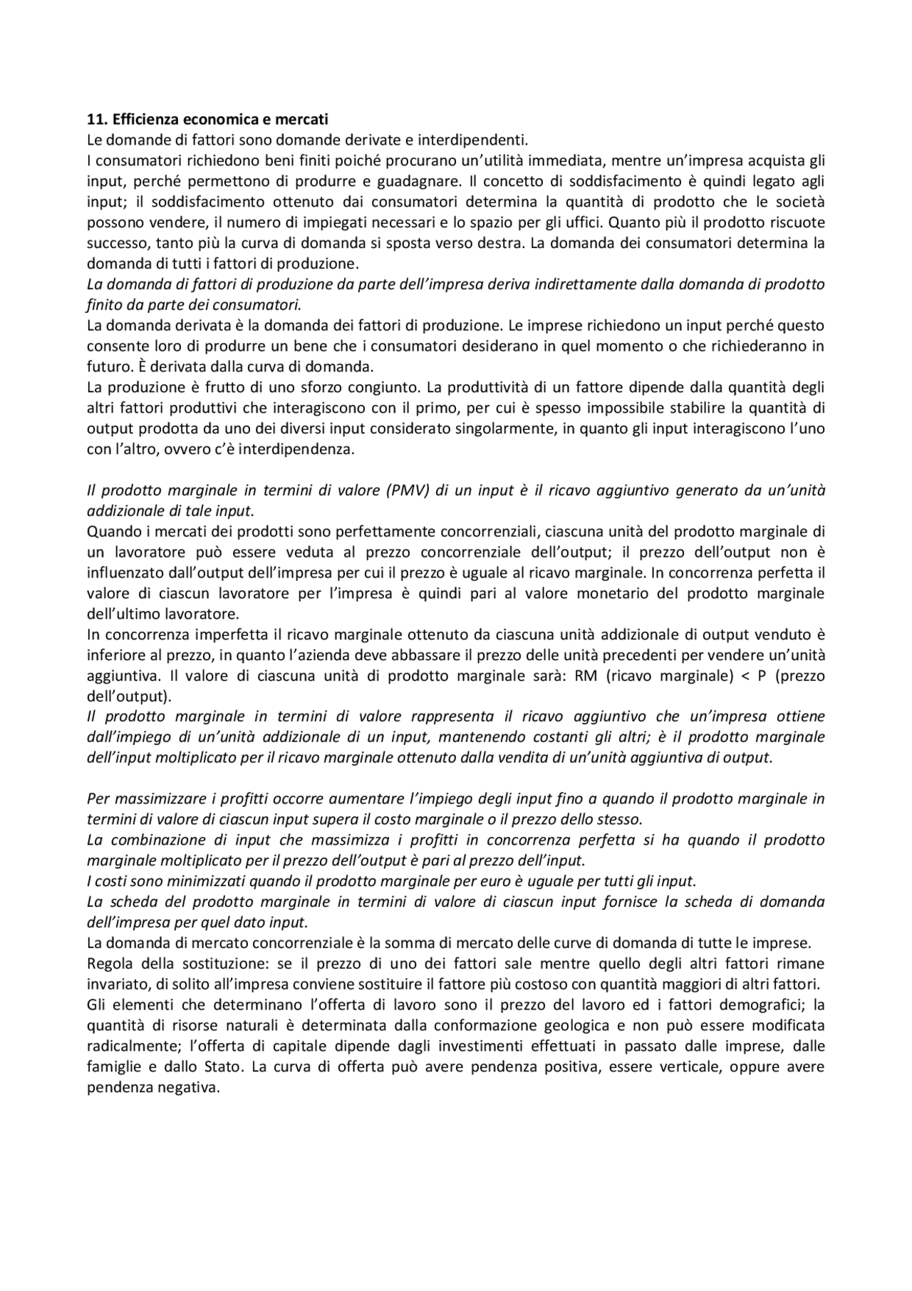 Samuelson, Nordhaus e Bollino - Economia - Docsity