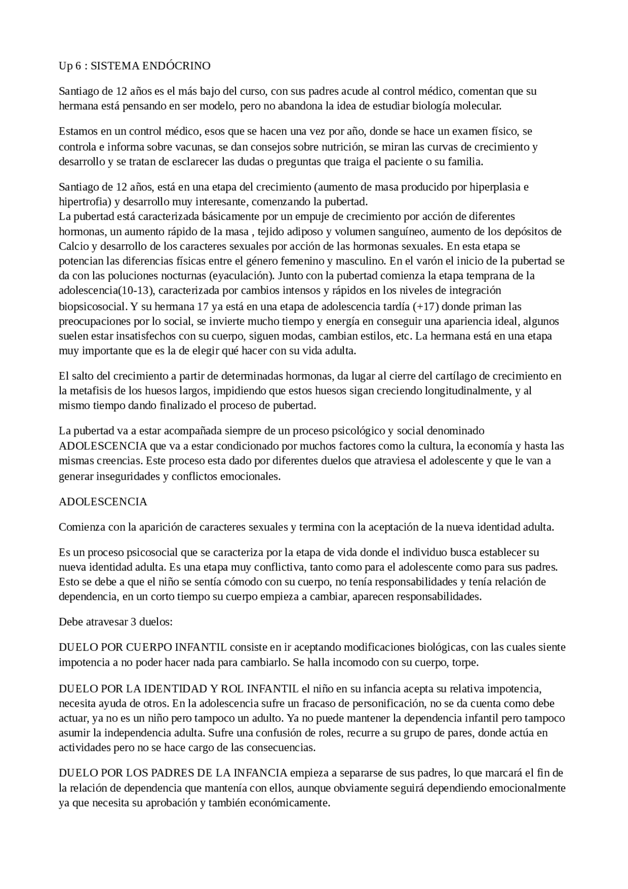 Crecimiento Y Desarrollo Up 6 Docsity