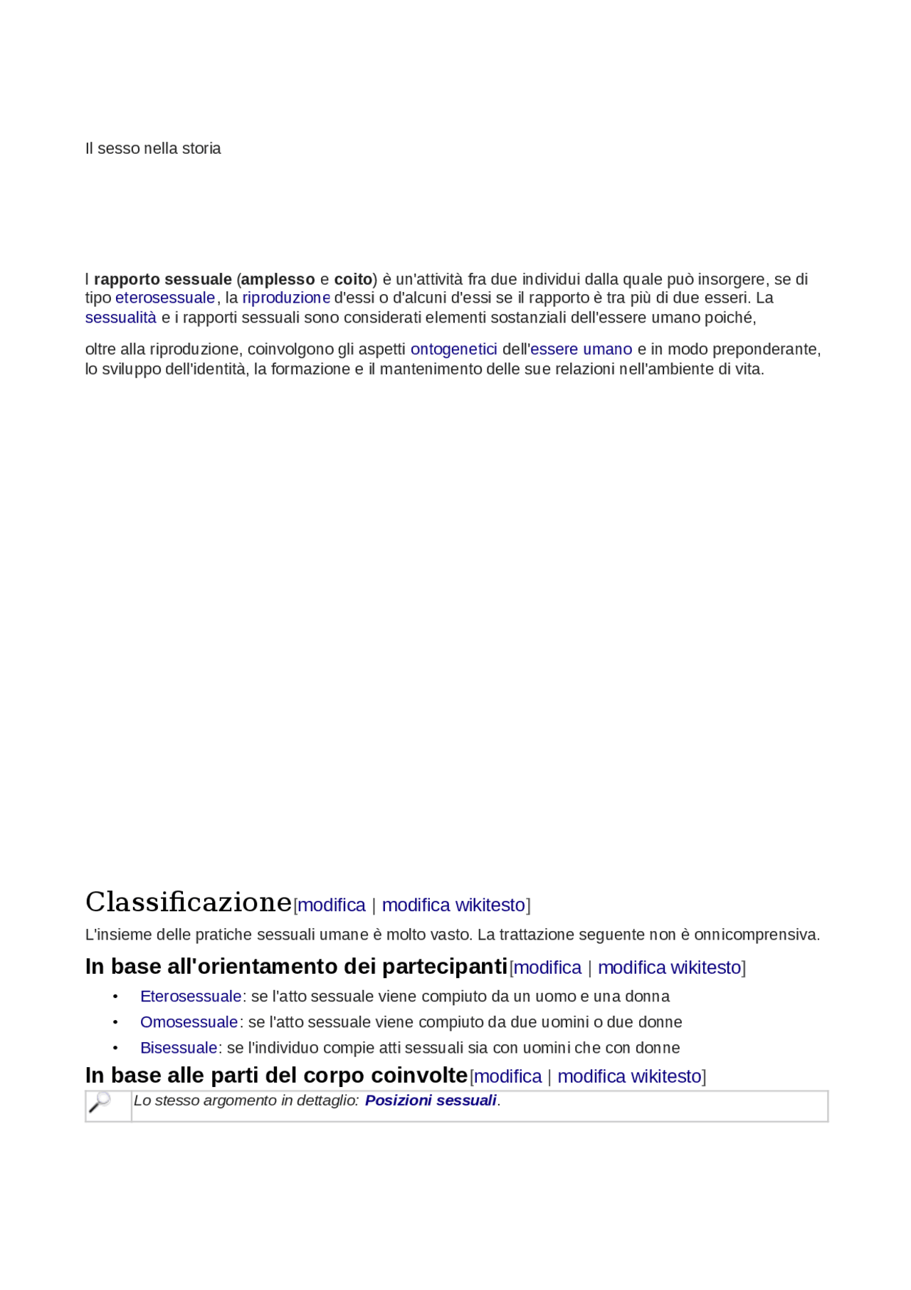 Il Sesso Nella Storia E La Sua Interperetazione Docsity