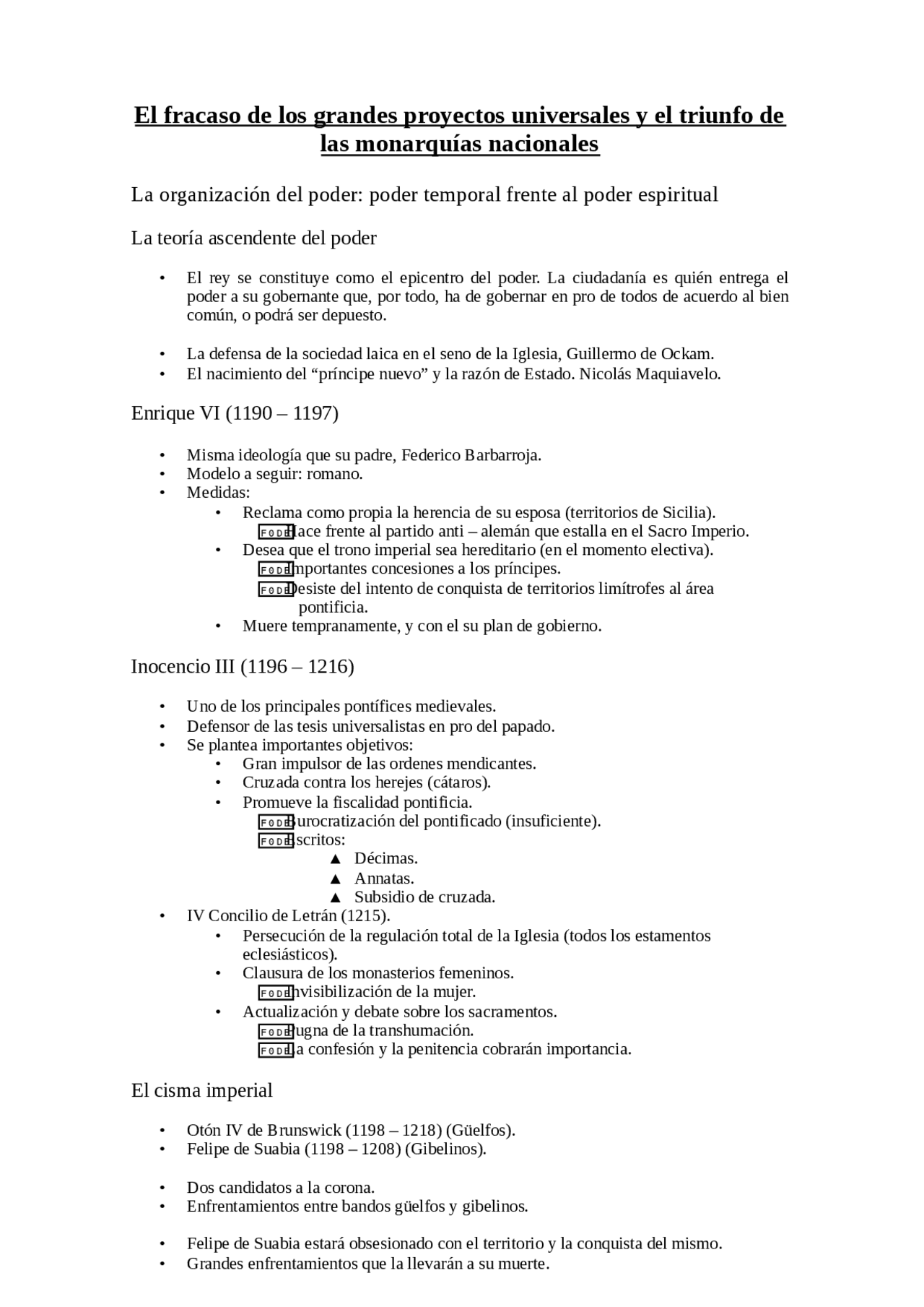 Tema 4 Historia Medieval Ii Usc Docsity