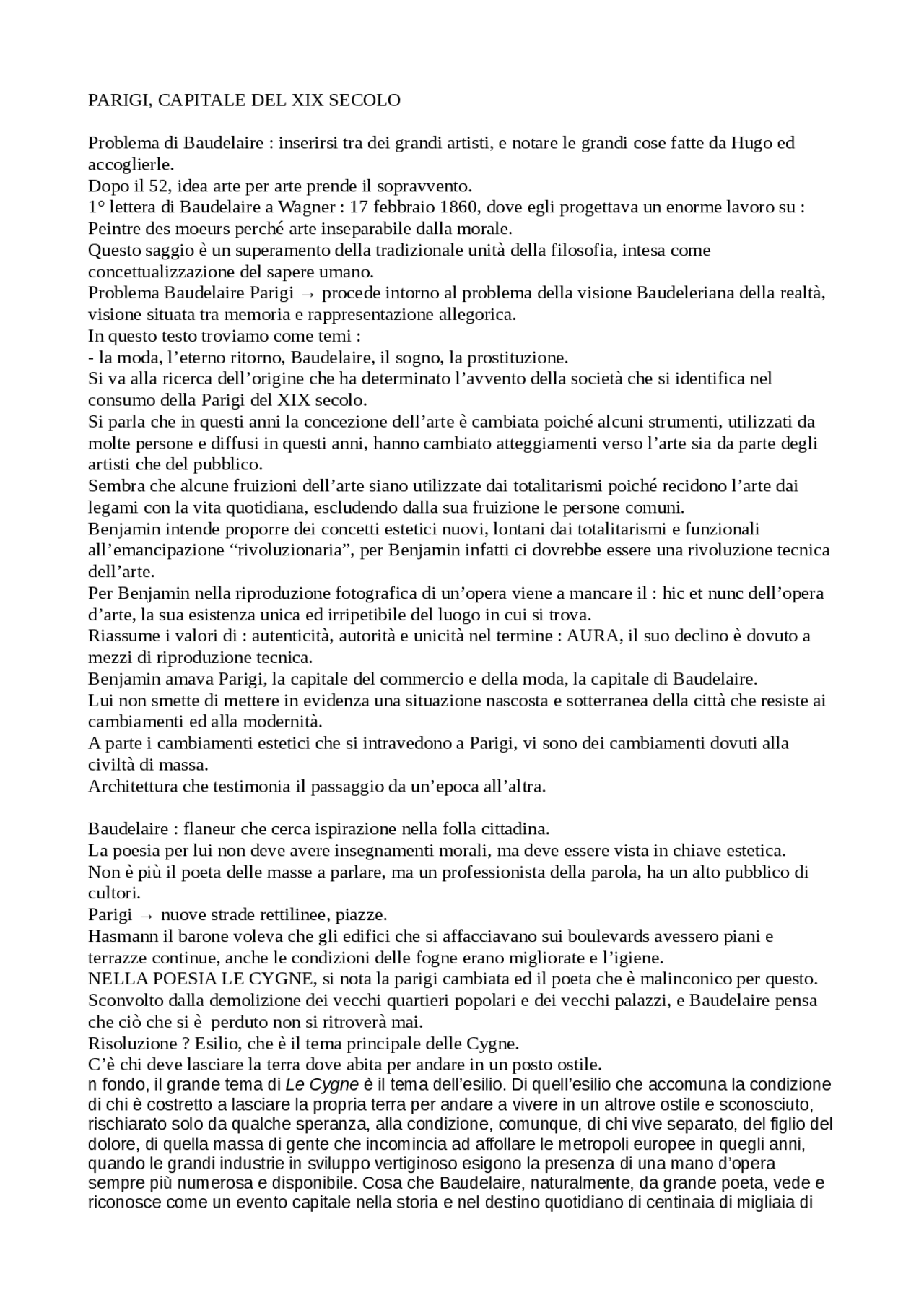 Riassunti Francese Esame Letteratura Lettere Moderne Pisa Docsity