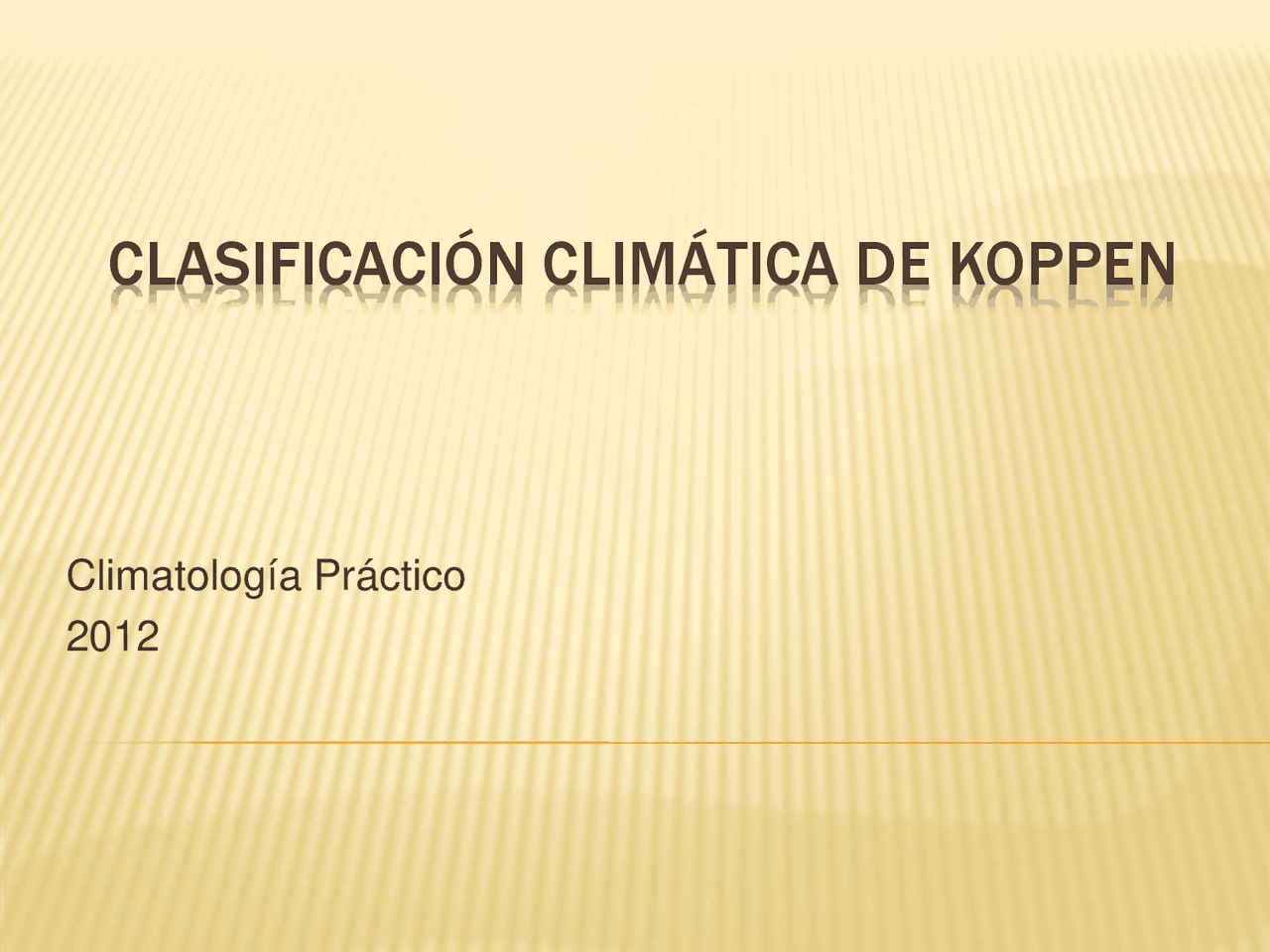 Clasificación Koppen Docsity