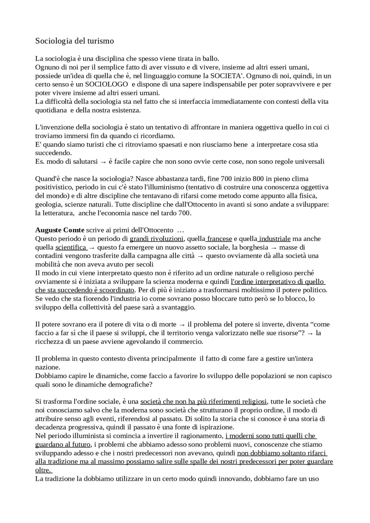 Introduzione Alla Sociologia Docsity