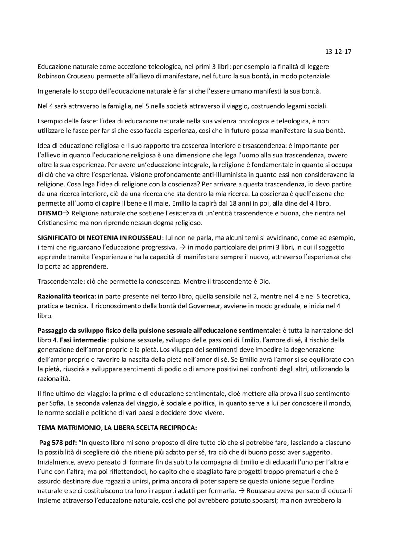 Appunti Pedagogia Generale Docsity