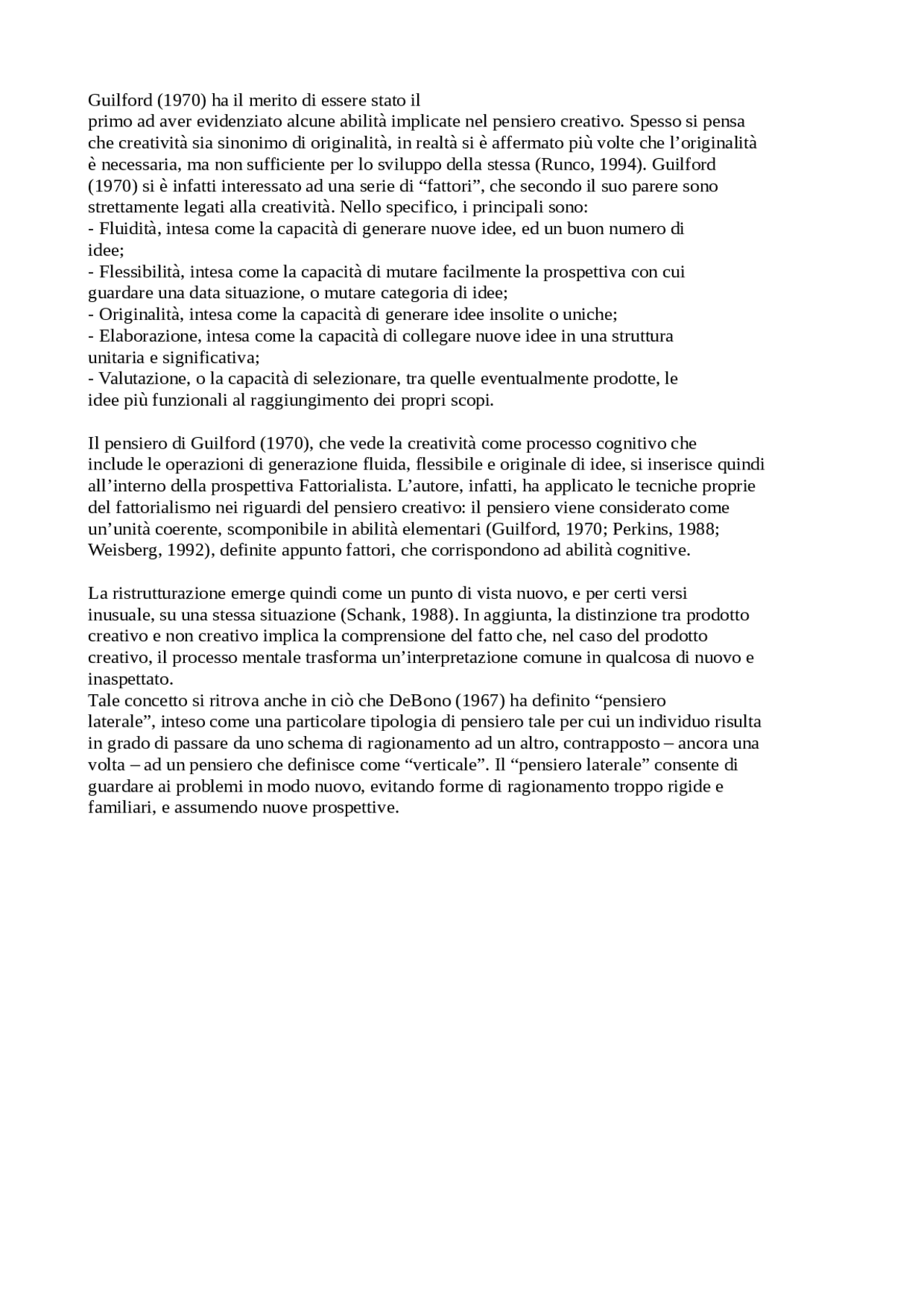 Appunti Per Tfa Sostegno Docsity