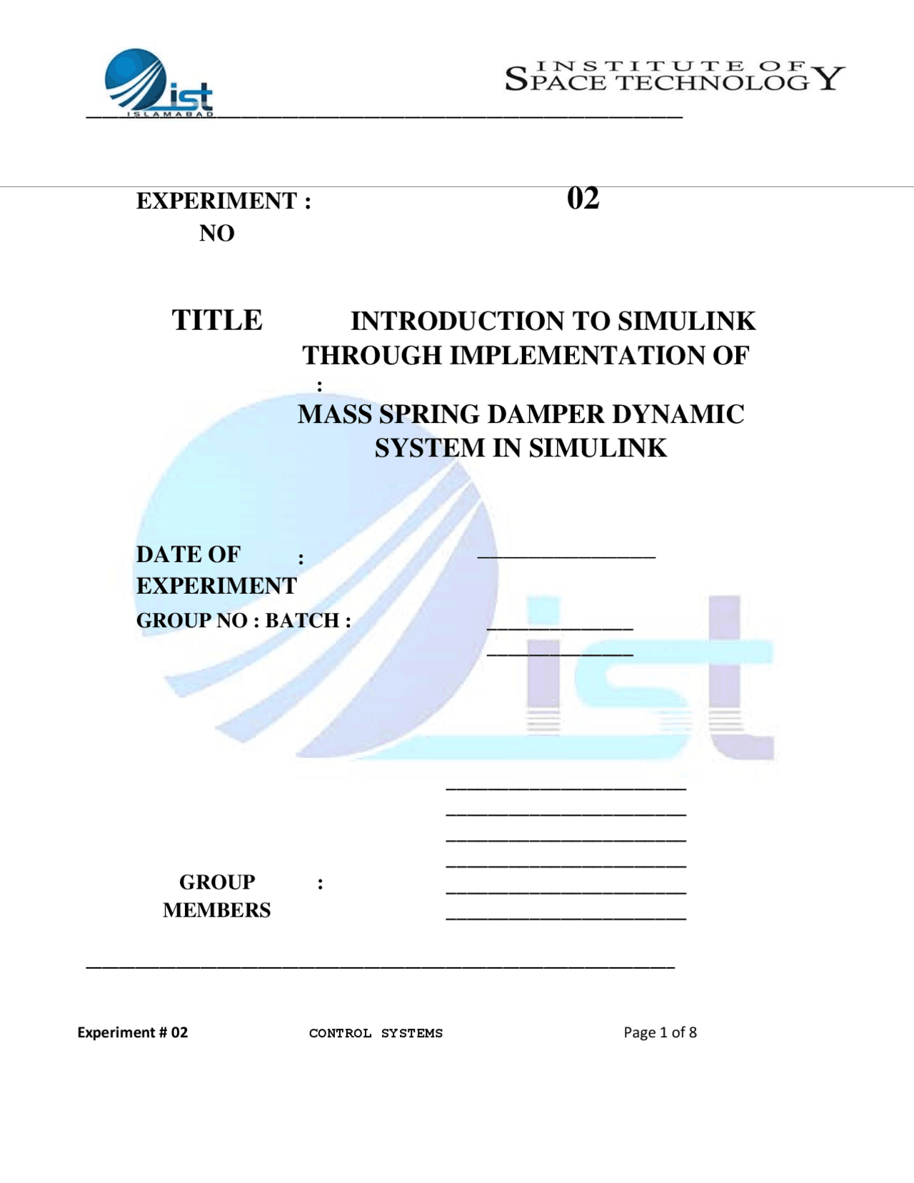 Introduction To Simulink Docsity