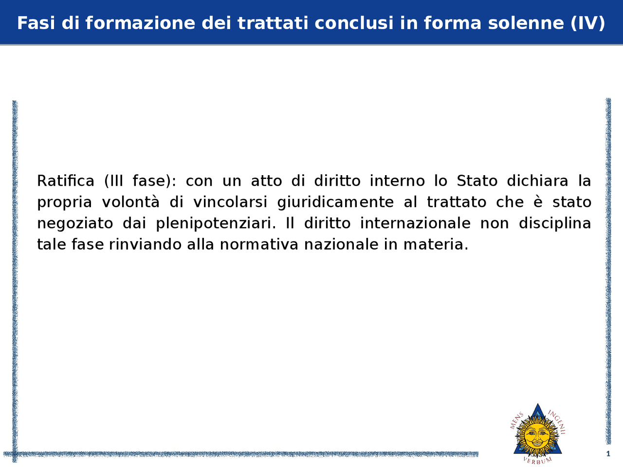 Slide Diritto Internazionale Docsity
