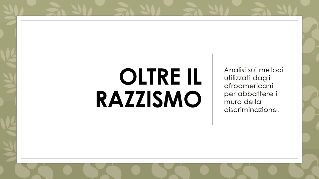 Progetto Migrazioni Docsity