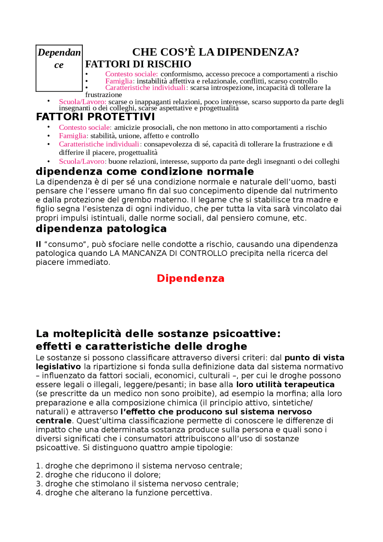 Appunti E Slide Sociologia Generale Docsity