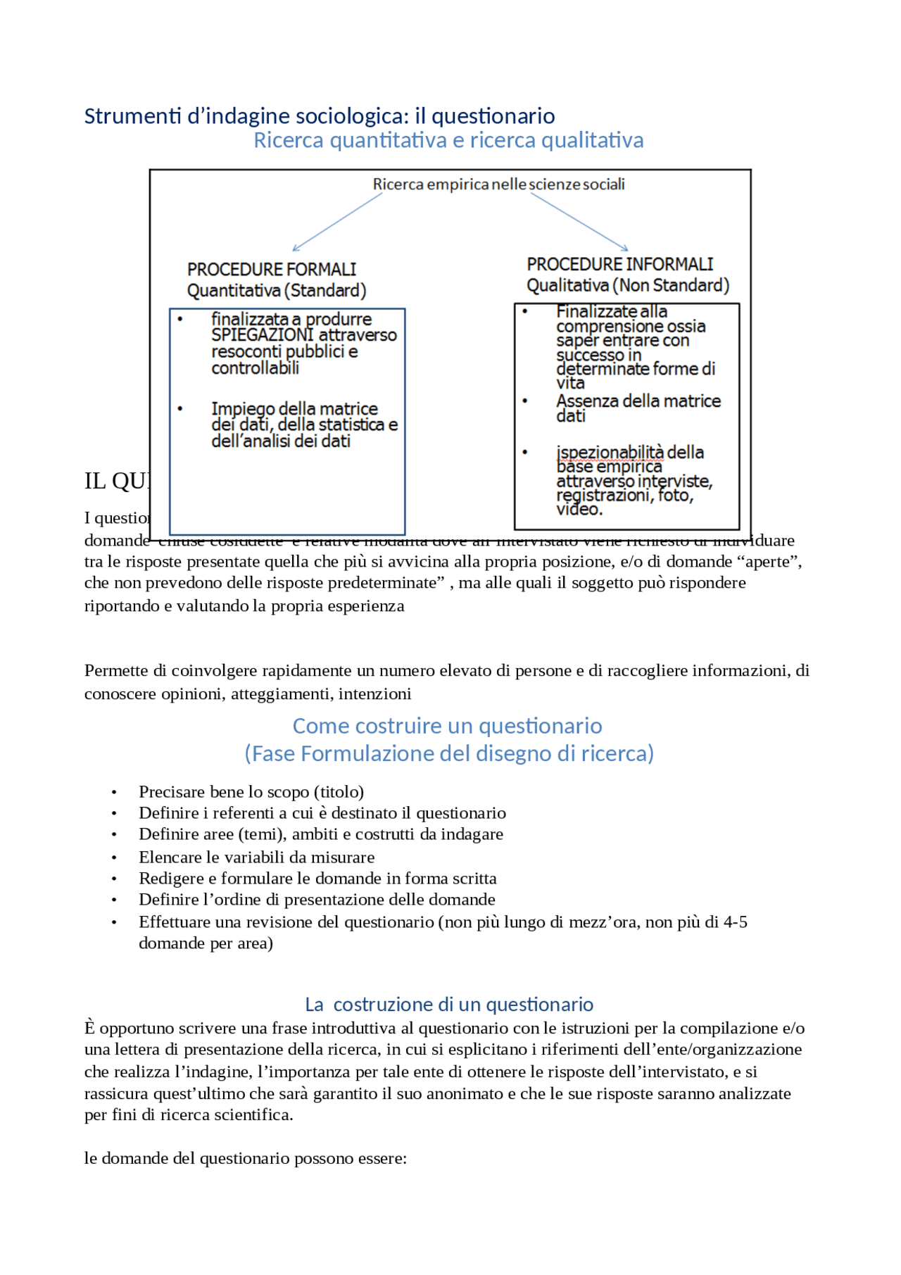 Appunti E Slide Sociologia Generale Docsity