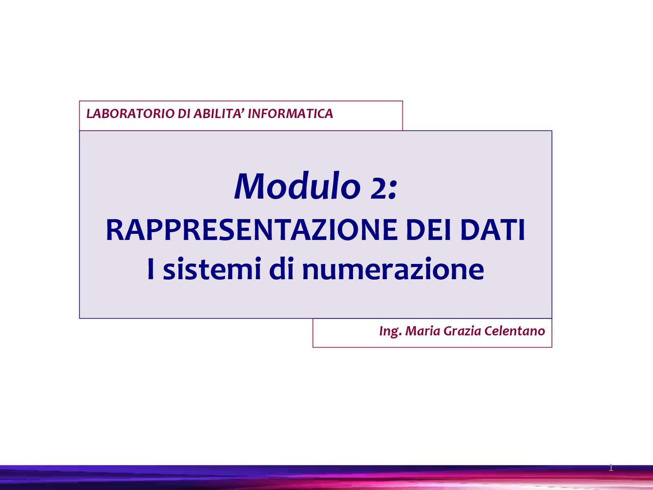Manuale Di Informatica Appunti Di Elementi Di Informatica Docsity