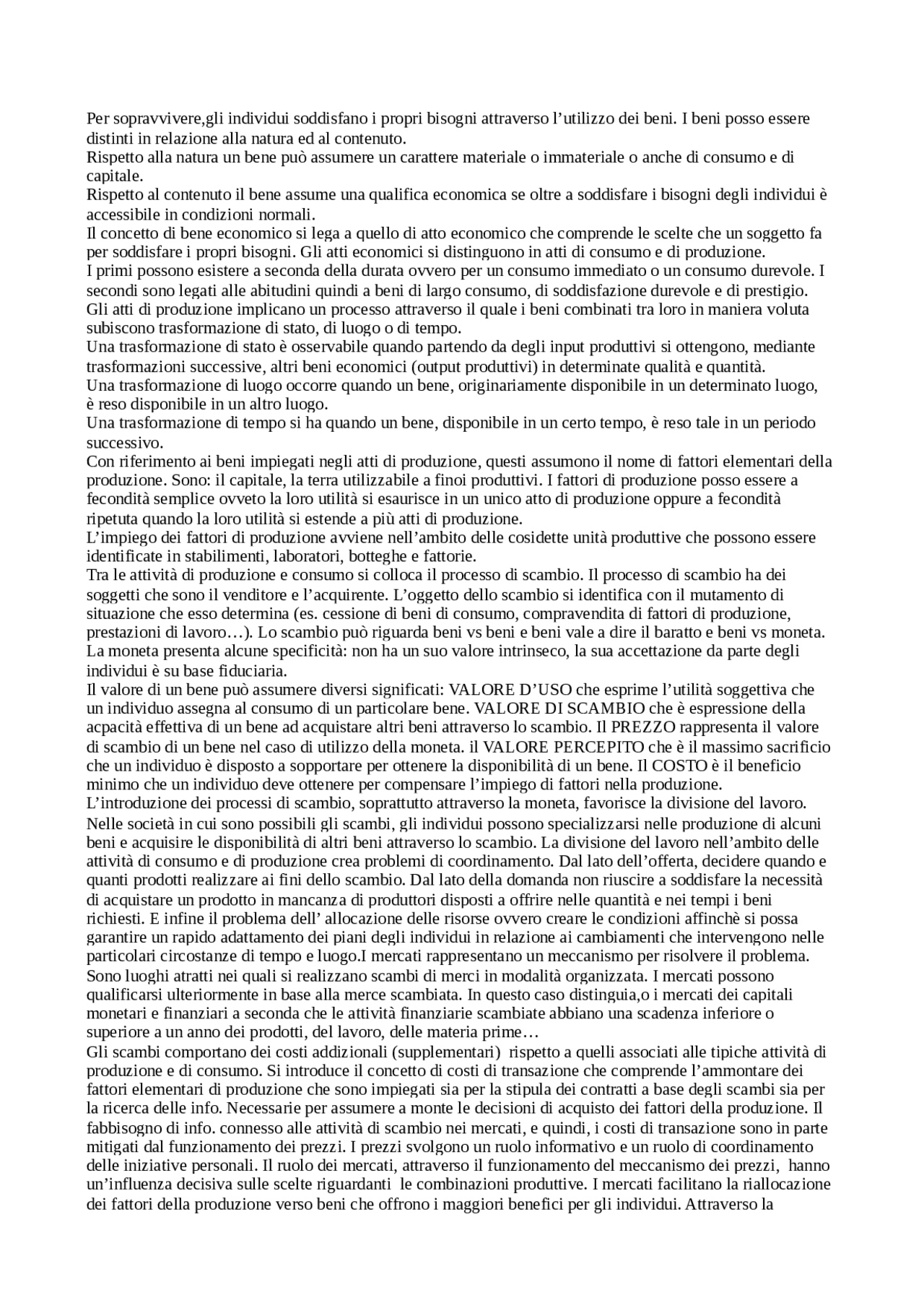 Economia E Gestione Delle Imprese Docsity
